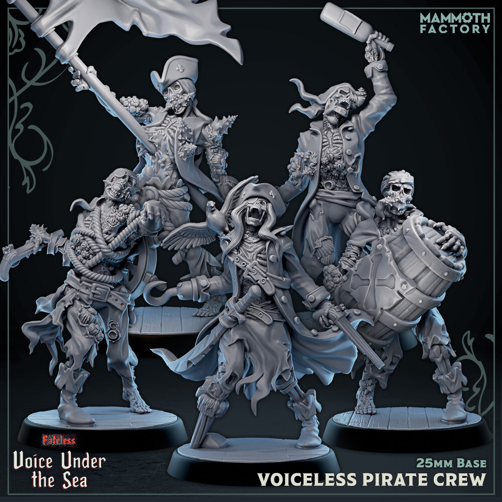 ArtStation - Voiceless Pirates - Work done for @MammothFactoryGames