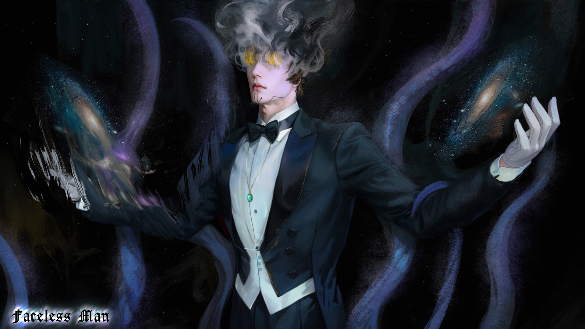 ArtStation - Illustration for Faceless Man