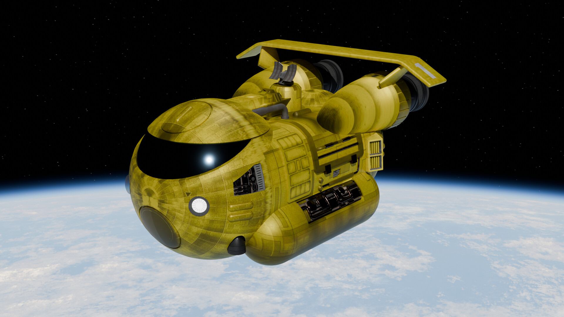 red dwarf space craft