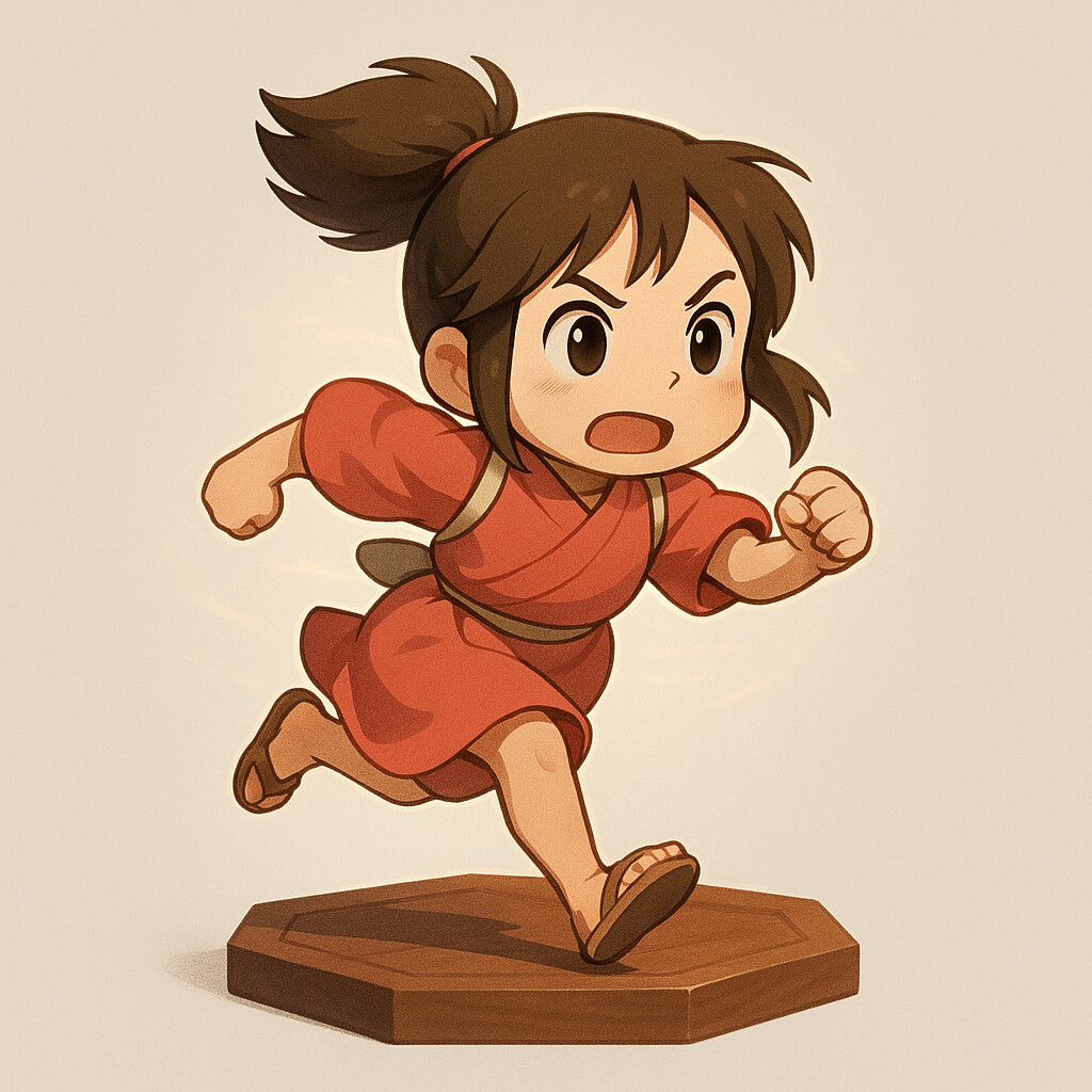 ArtStation - Chihiro Ogino 3D printable model Ghibli, Spirited Away