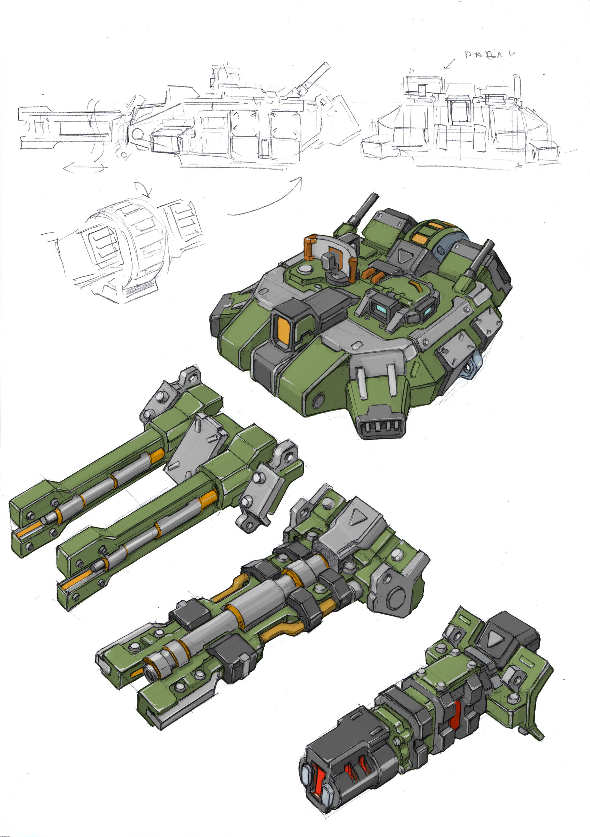 ArtStation - S heavy tank turret