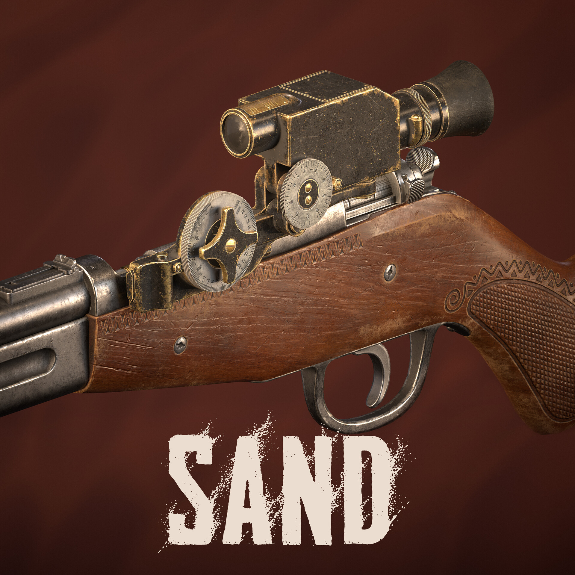 ArtStation - Sniper rifle | SAND