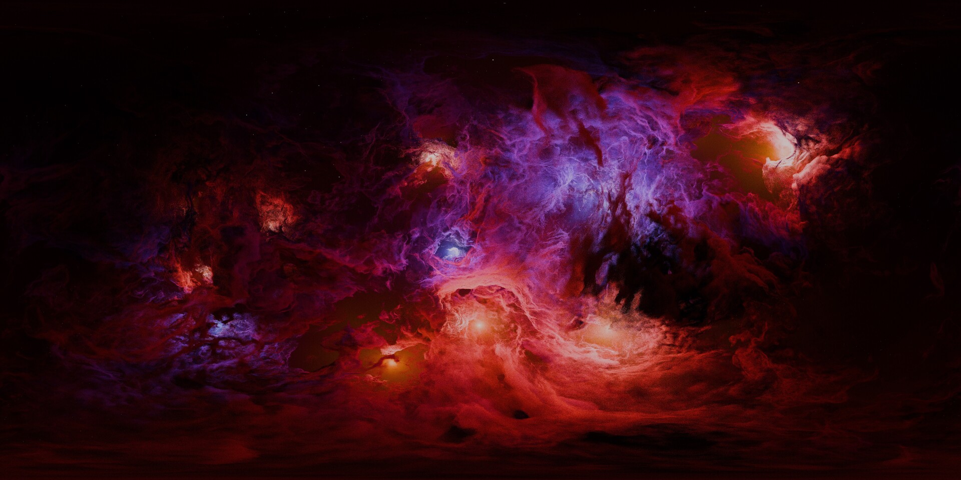 ArtStation - Redshift Nebula, 8k, 360°