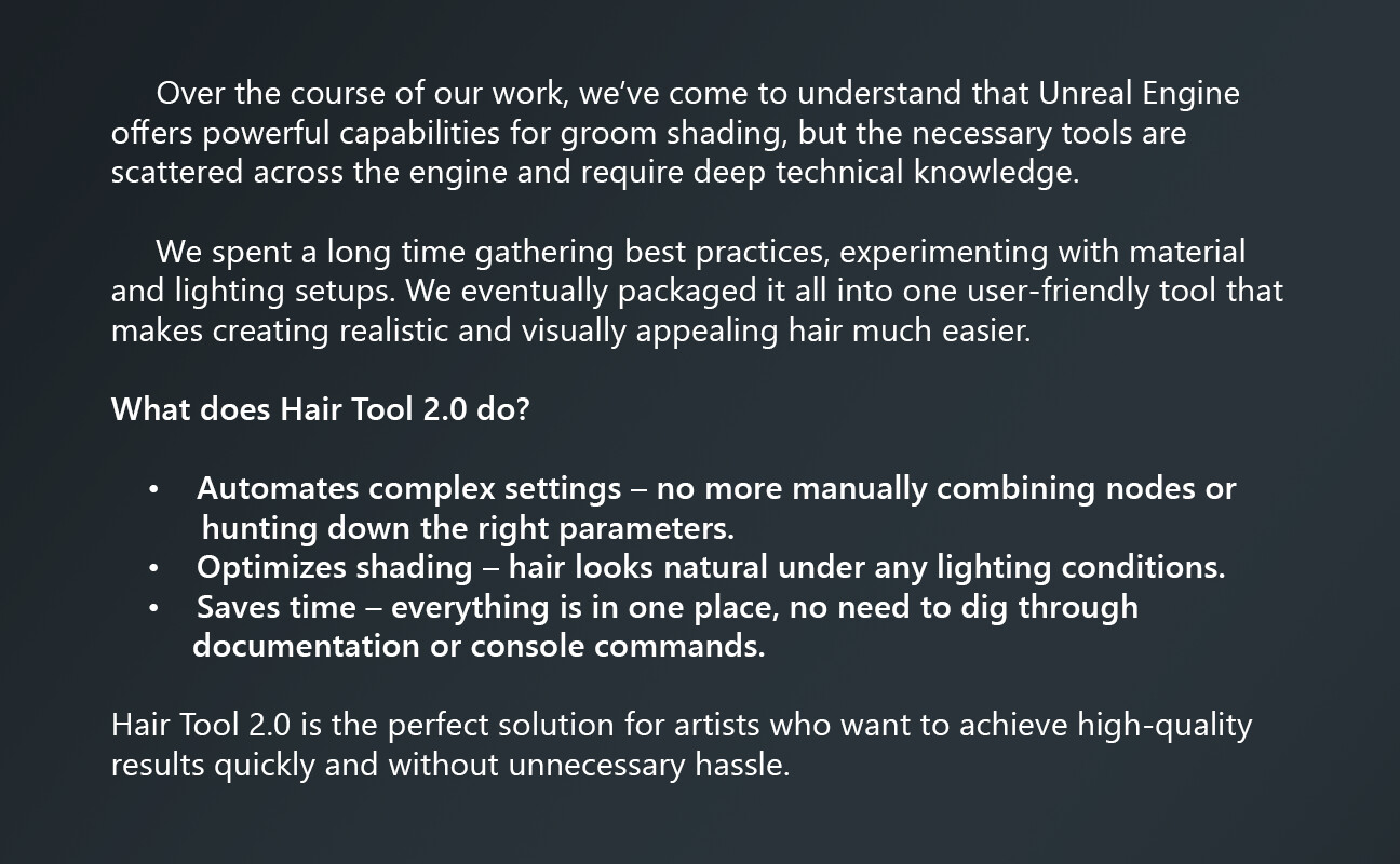 Argentum Studio - Argentum Pipelines | Hair Cinematic Tool in Unreal Engine