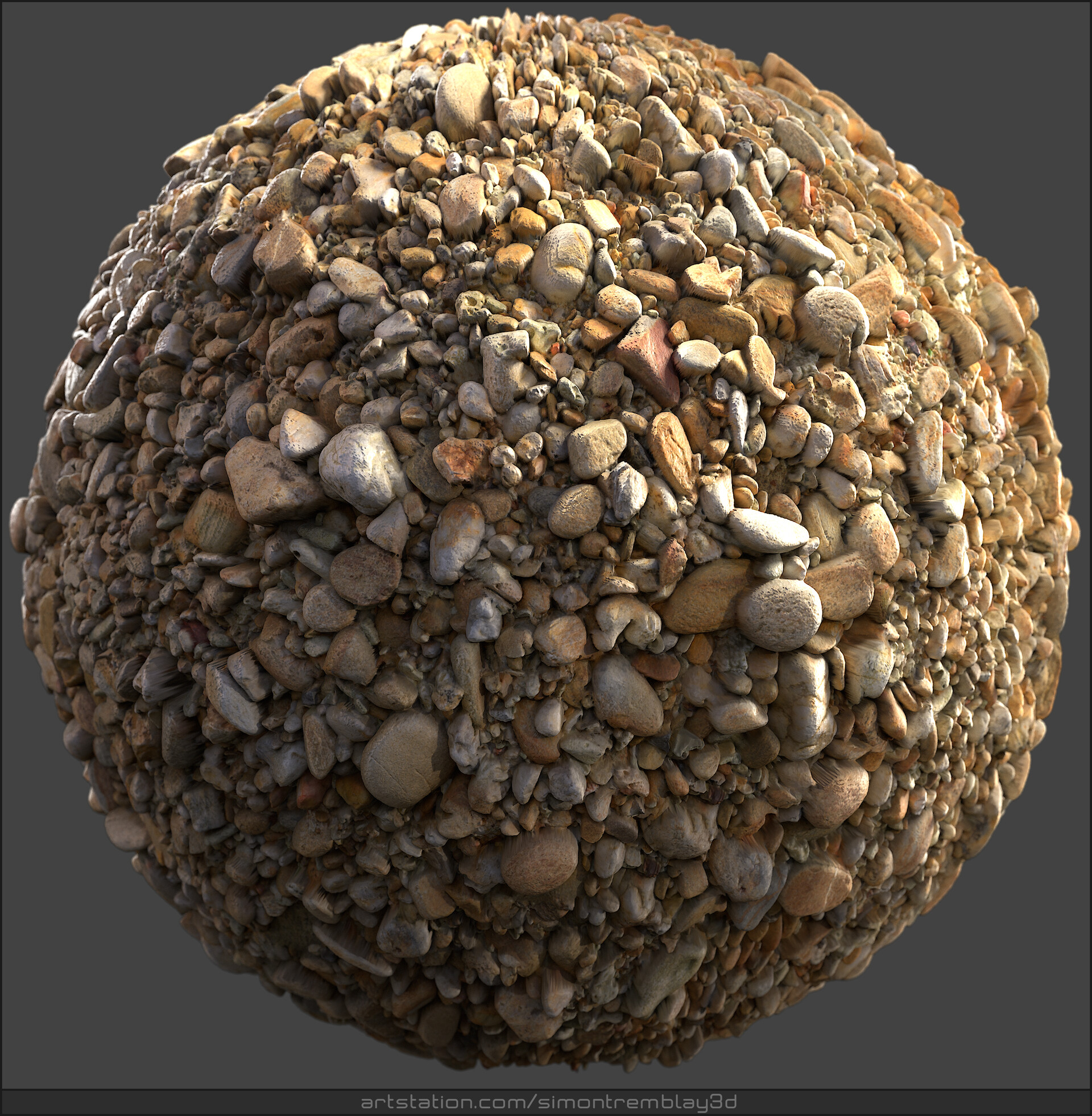 Simon Tremblay Gauthier - Beach Sand Pebbles 02