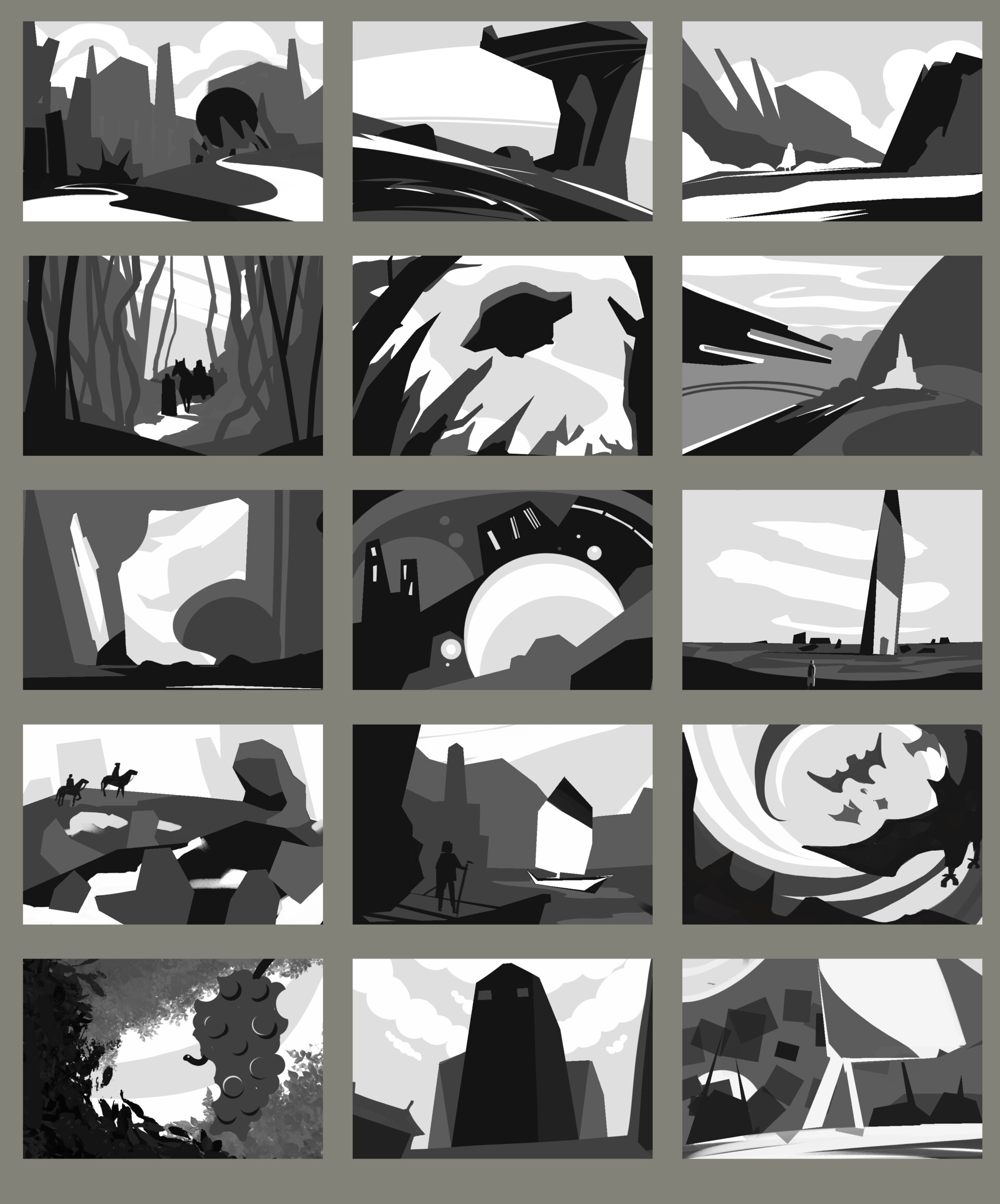 ArtStation - Thumbnail Studies