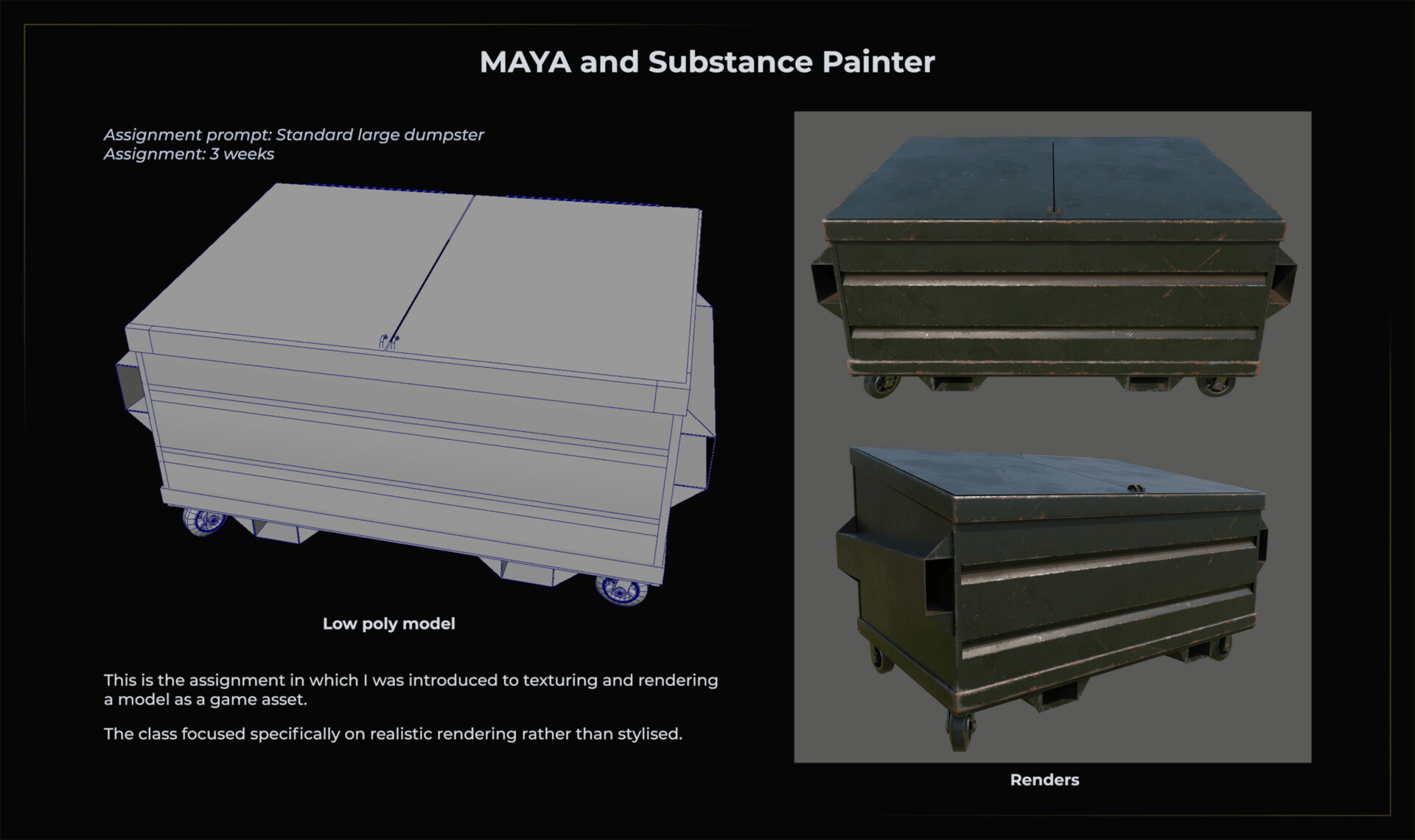 ArtStation - Dumpster Prop