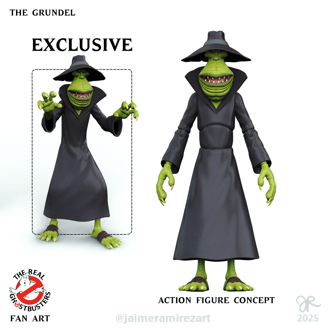 The Real Ghostbusters Grundel Tobin's Spirit Guide Grundel