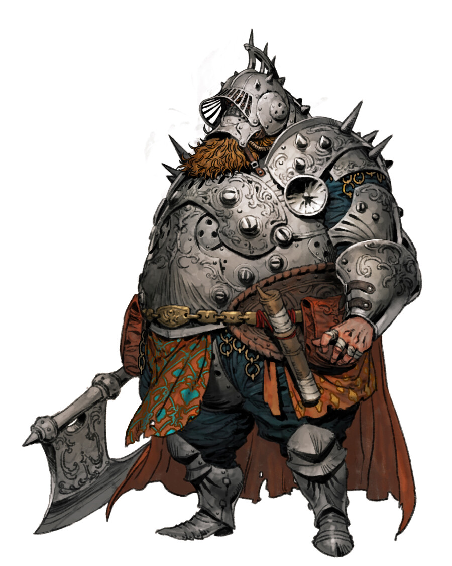 ArtStation - warrior character concept work