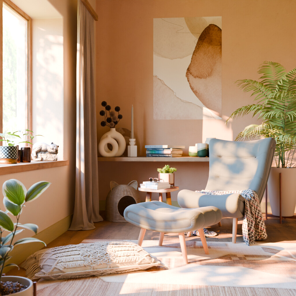 ArtStation - Reading Corner