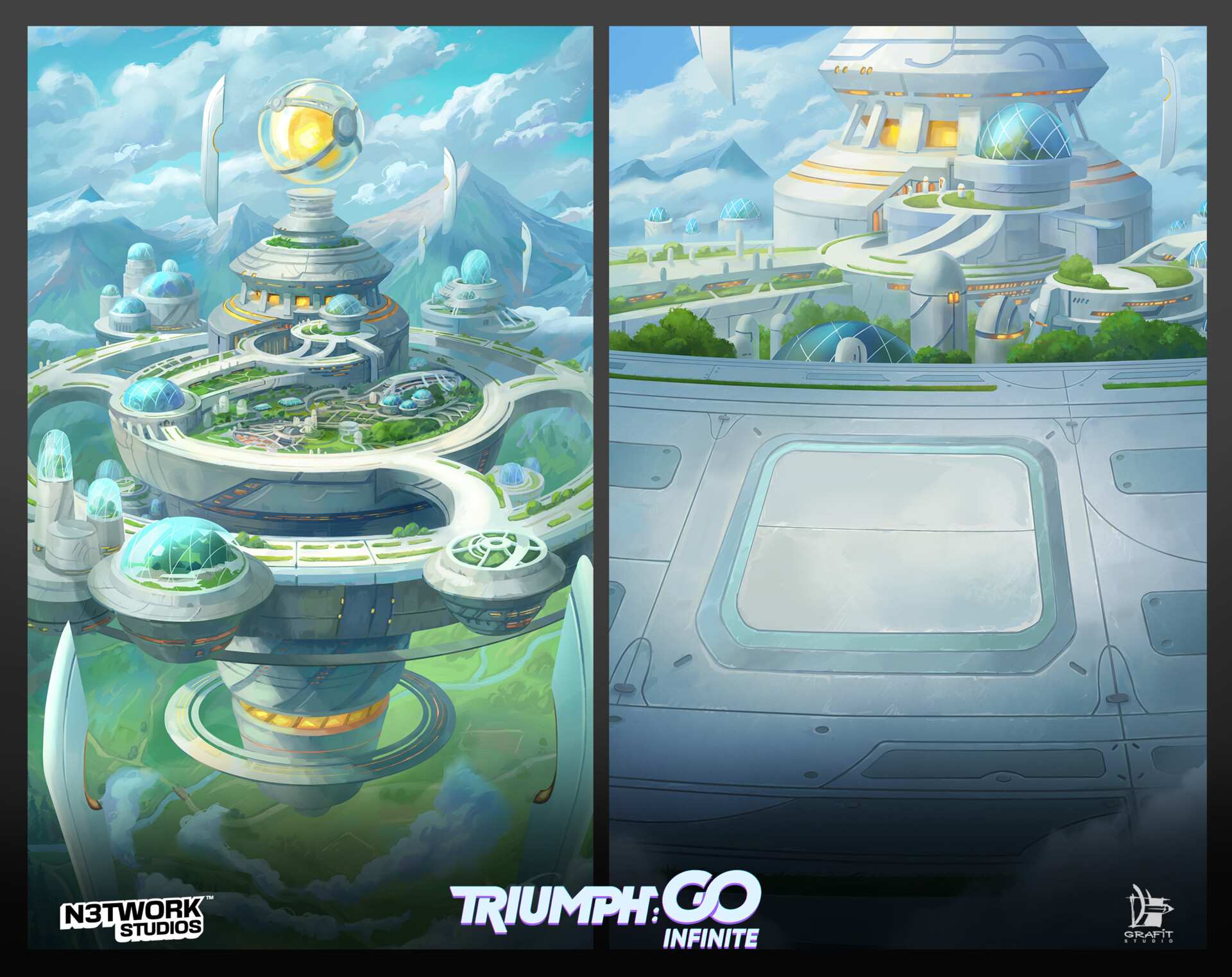 Grafit Studio - Triumph: GO Infinite – Mobile Game Environment Art