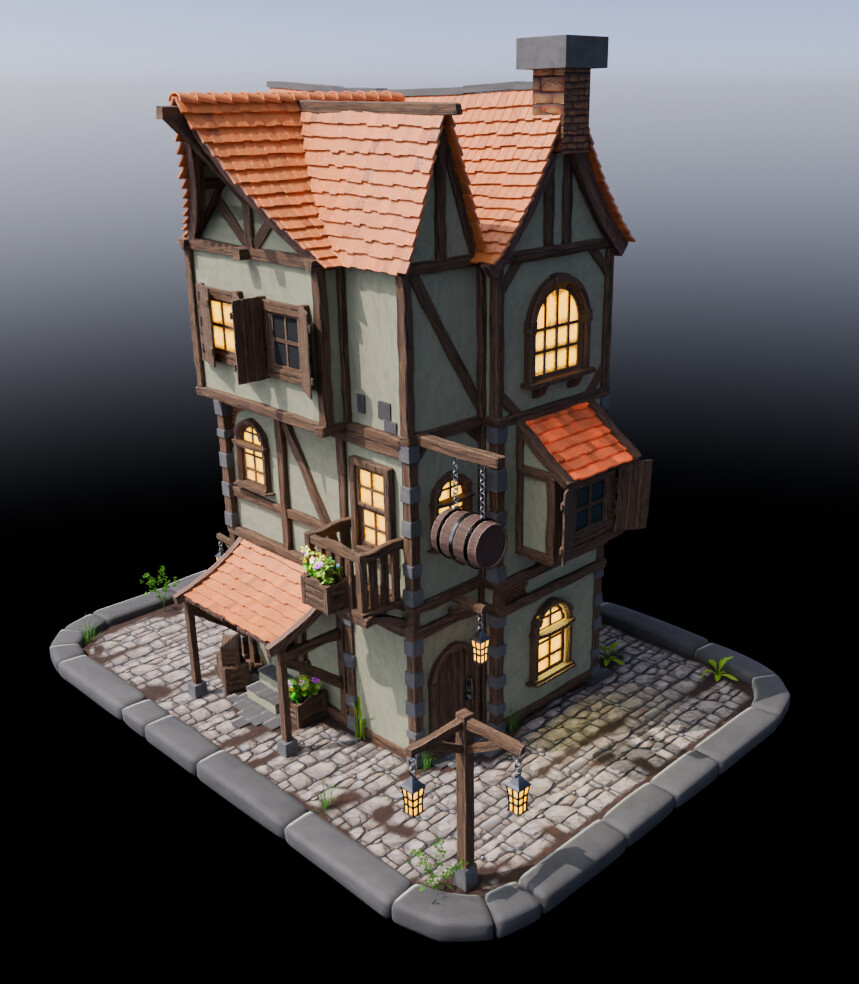 ArtStation - Blender 4 Creator Course Stylized 3D Models