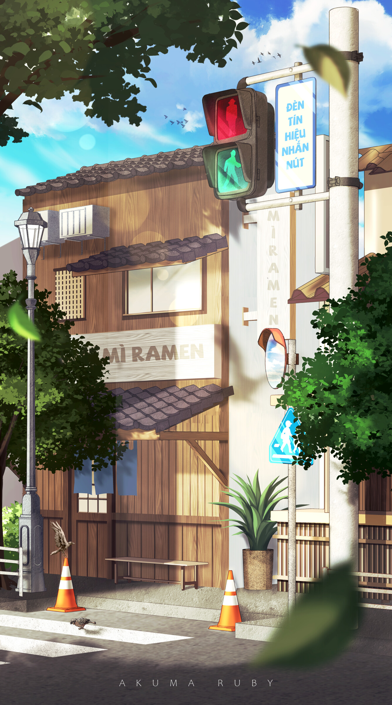 ArtStation - Street corner