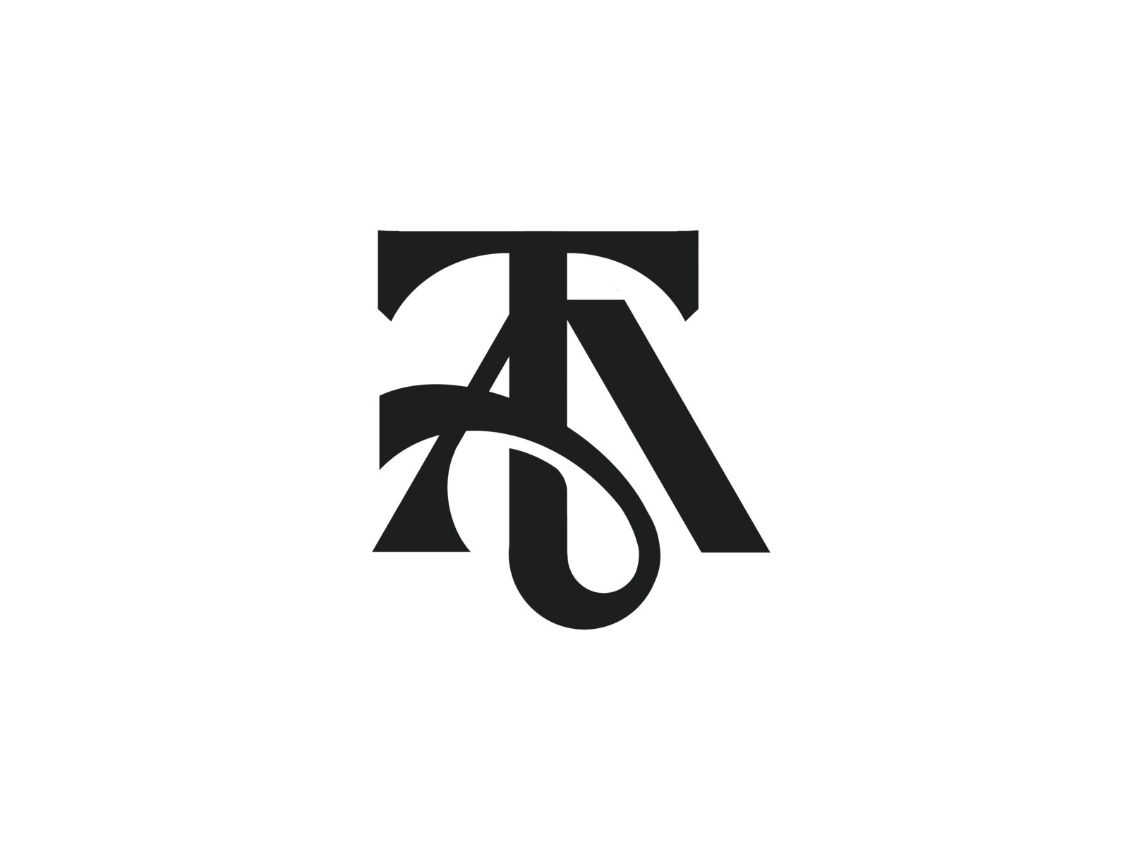ArtStation - AT TA monogram logo design by @anhdodes
