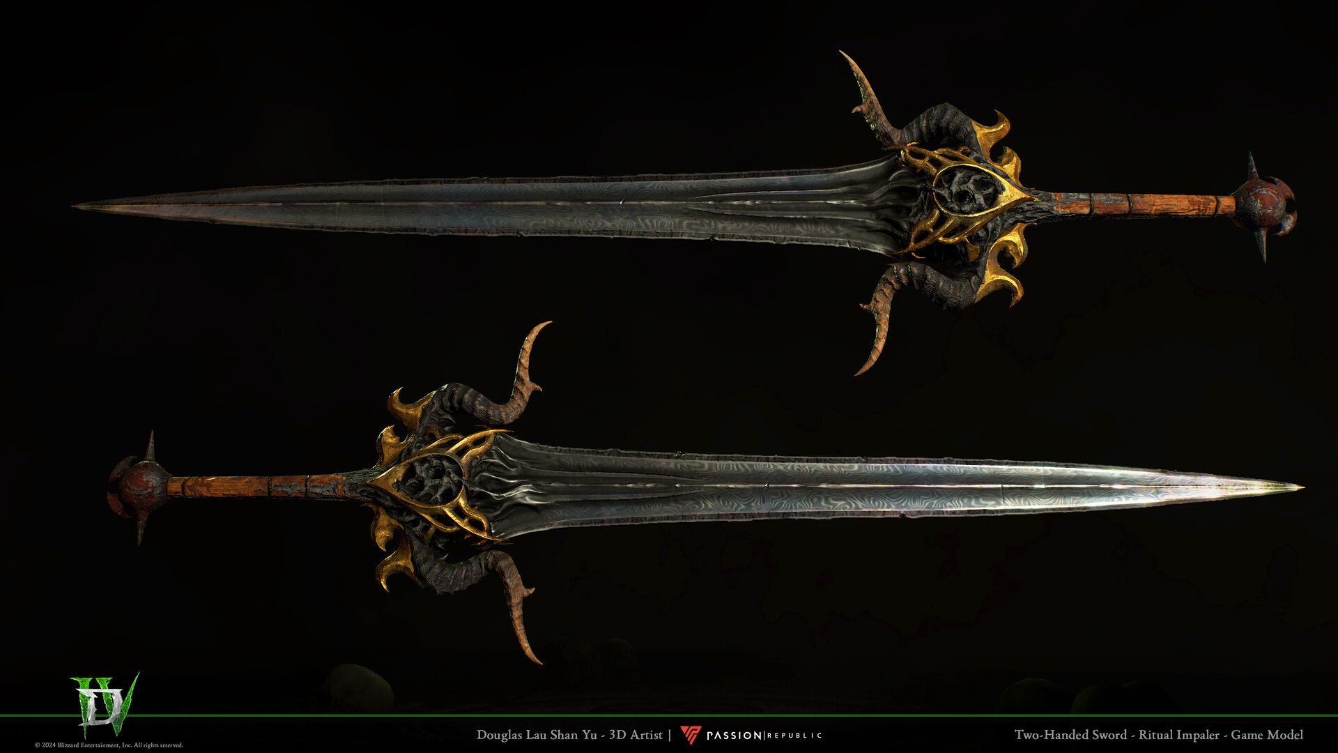 Passion Republic - Diablo IV: Vessel of Hatred Weapon Modeling - Axes ...