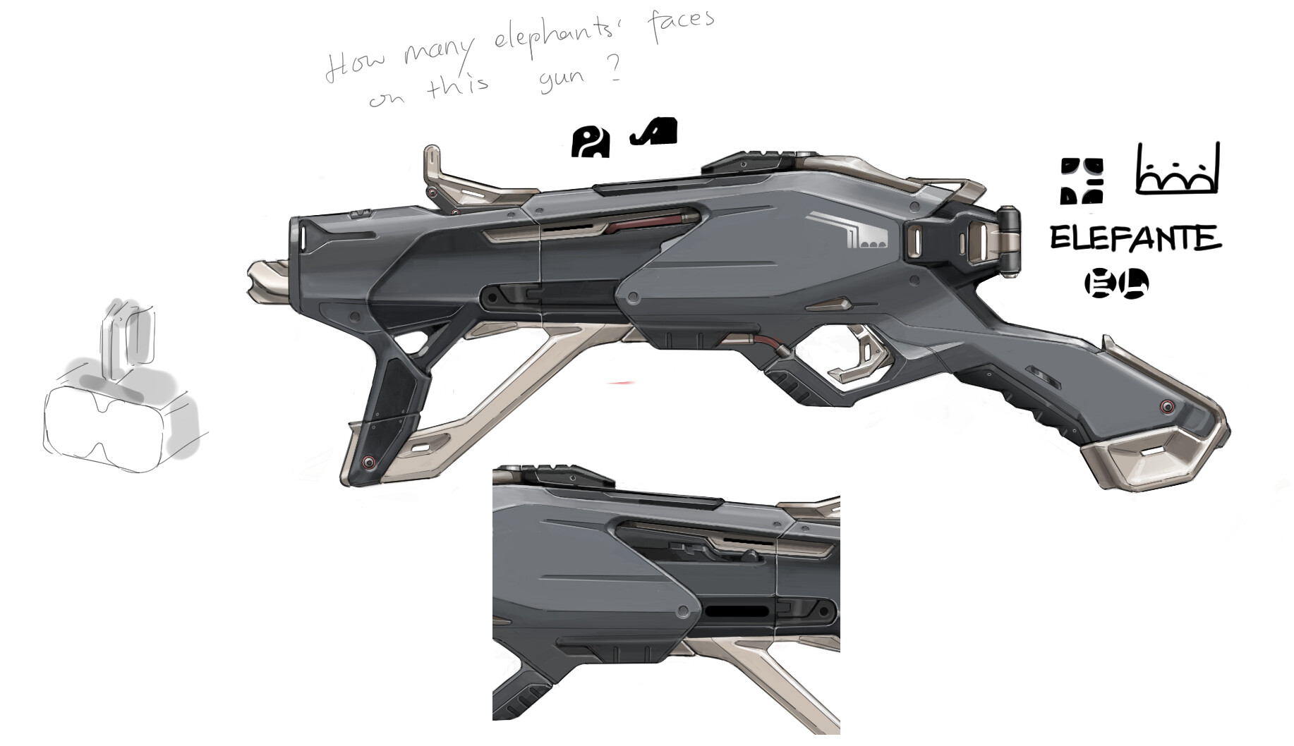 ArtStation - anima gun sketches