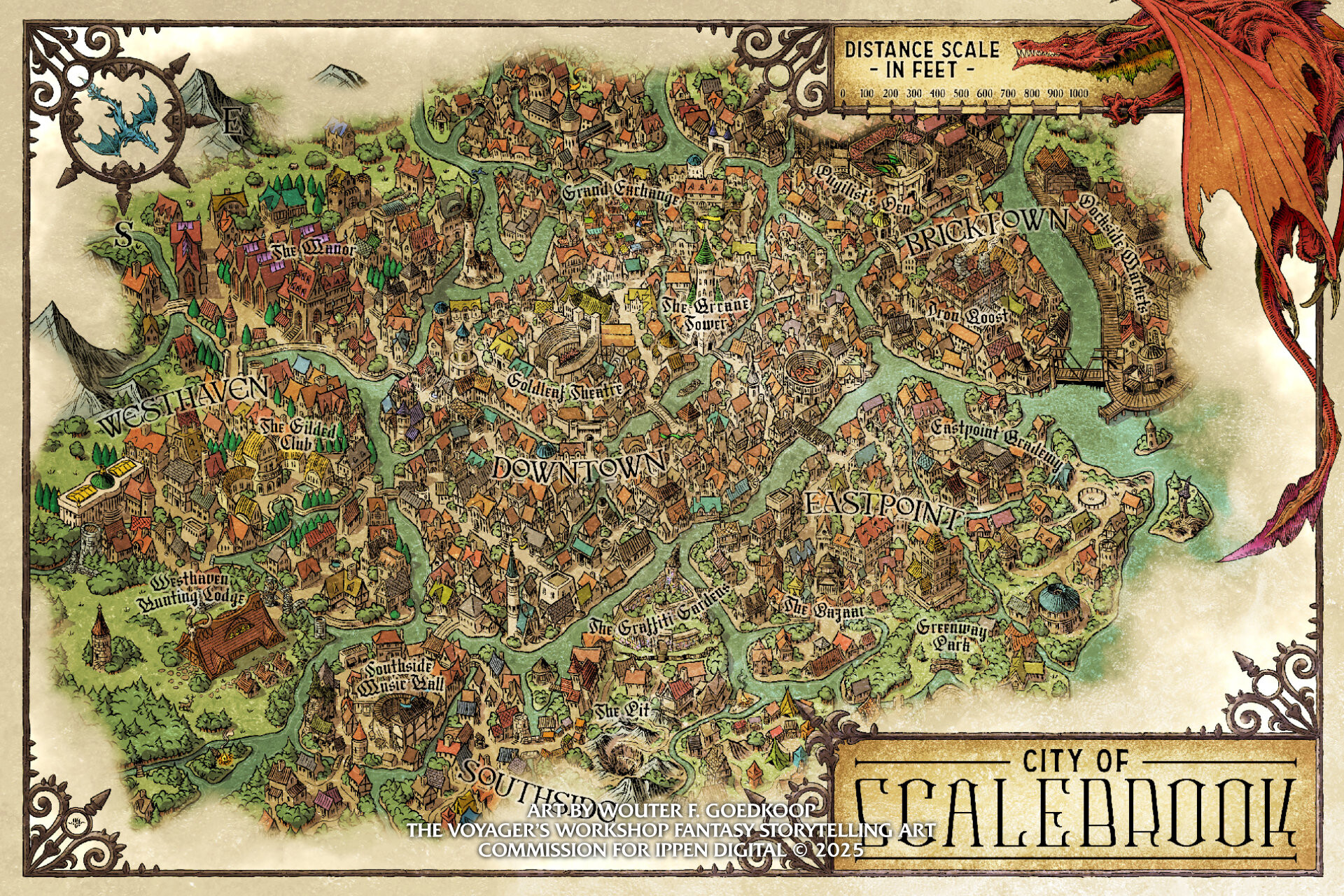 ArtStation - Map of Scalebrook