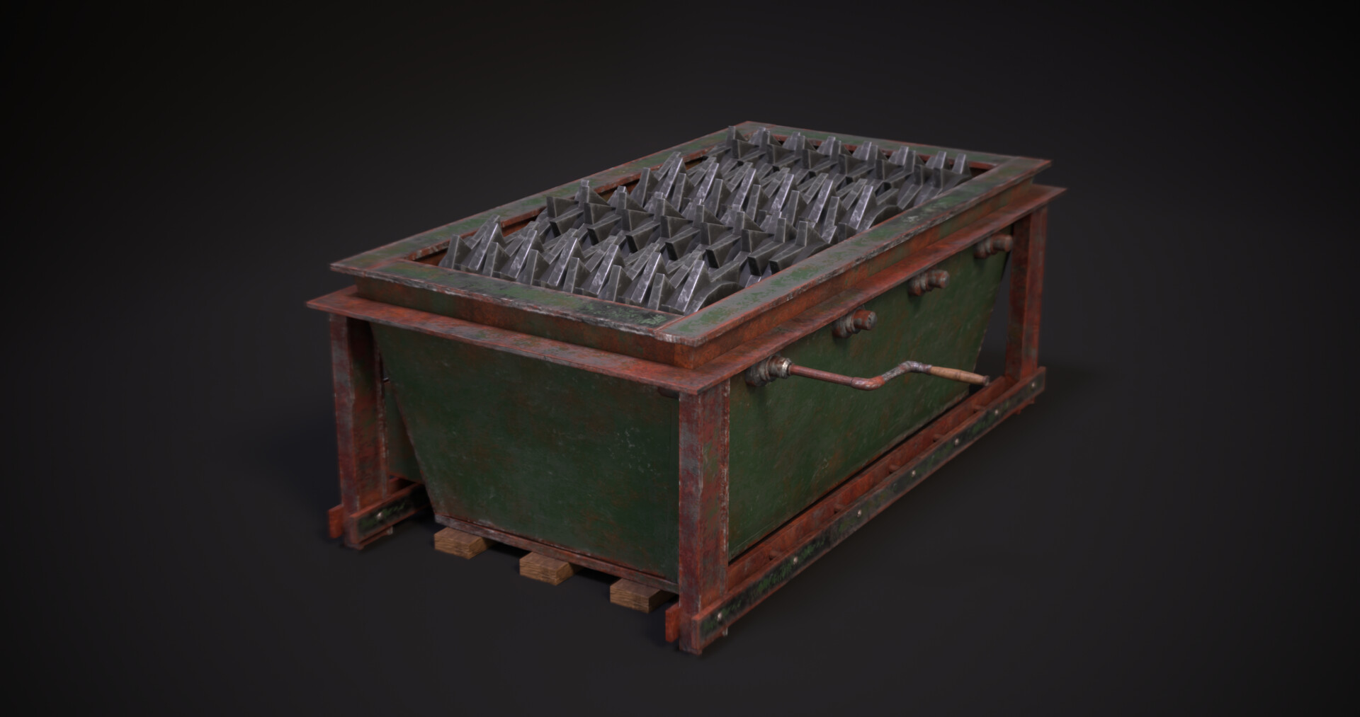 Retroise Roman - Weathered Industrial Power Transformer