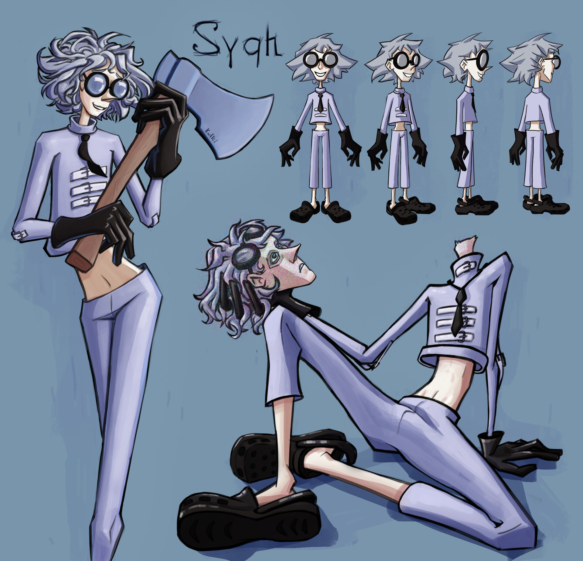 ArtStation - SYQH Character design + Animation spin