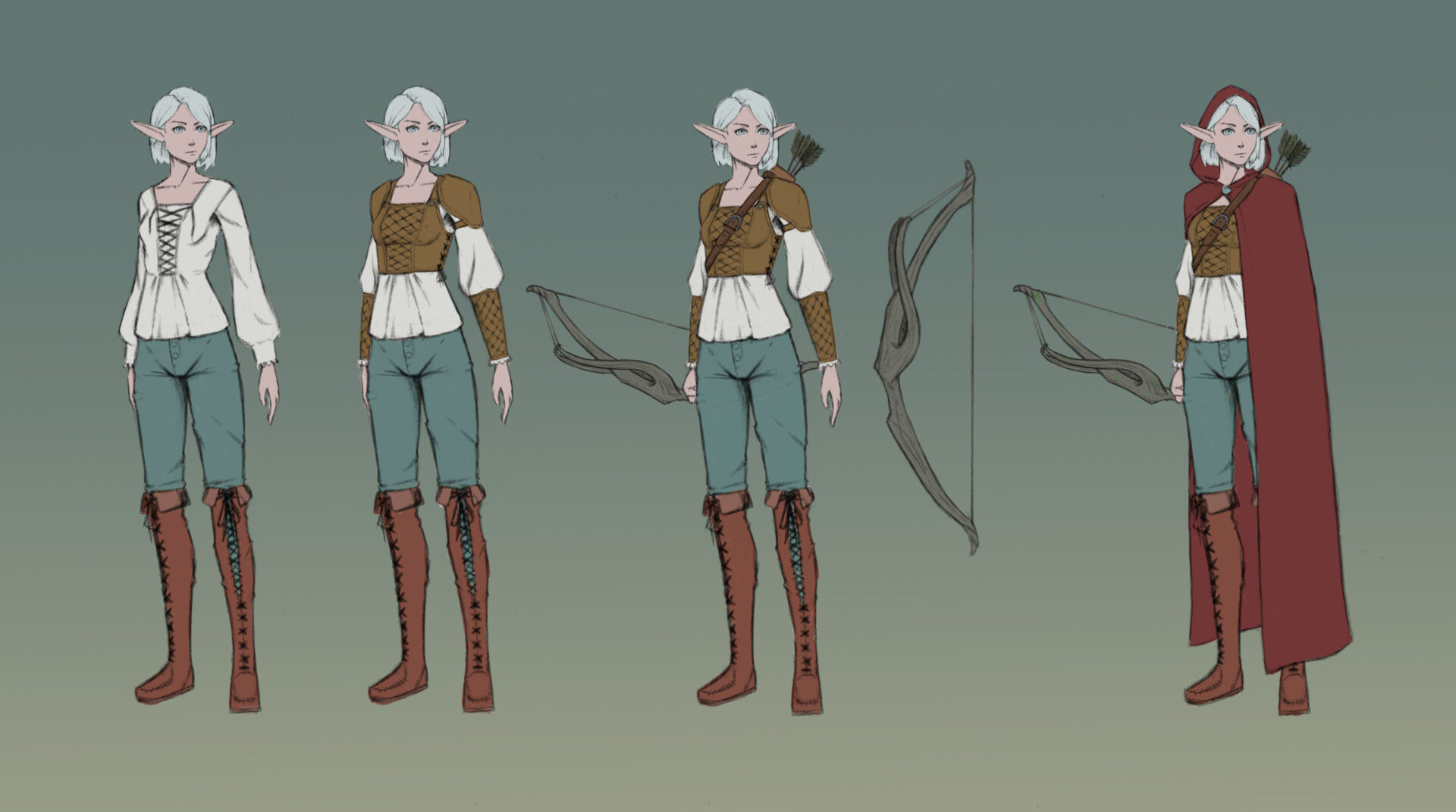 ArtStation - Frenwyn (High elf/ Ranger)