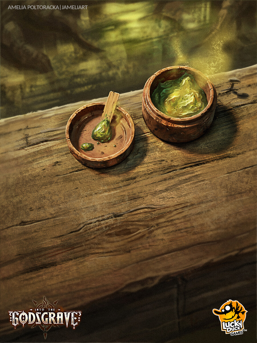 Amelia Poltoracka - Item illustrations v3 - Into the Godsgrave