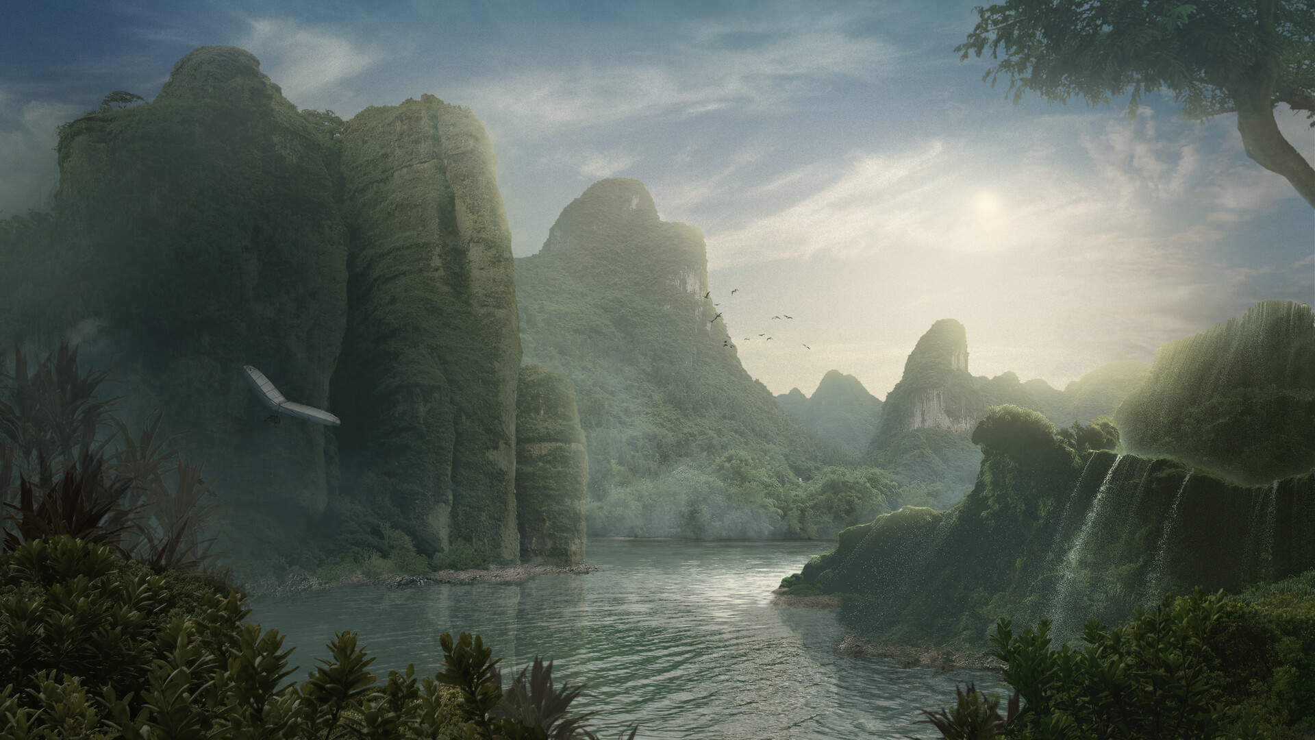 ArtStation - Matte-painting landscape