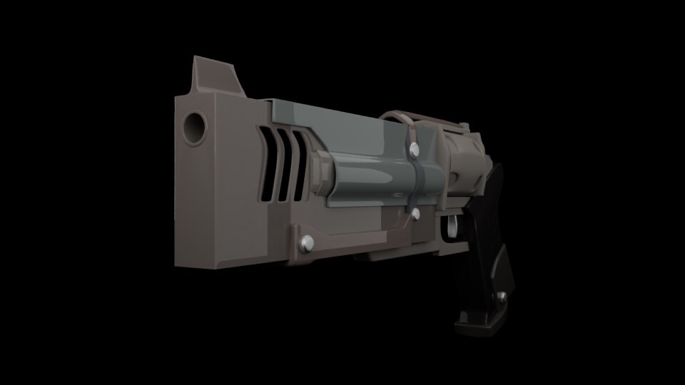 ArtStation - Vanguard Revolver — Sci-Fi Hand Cannon