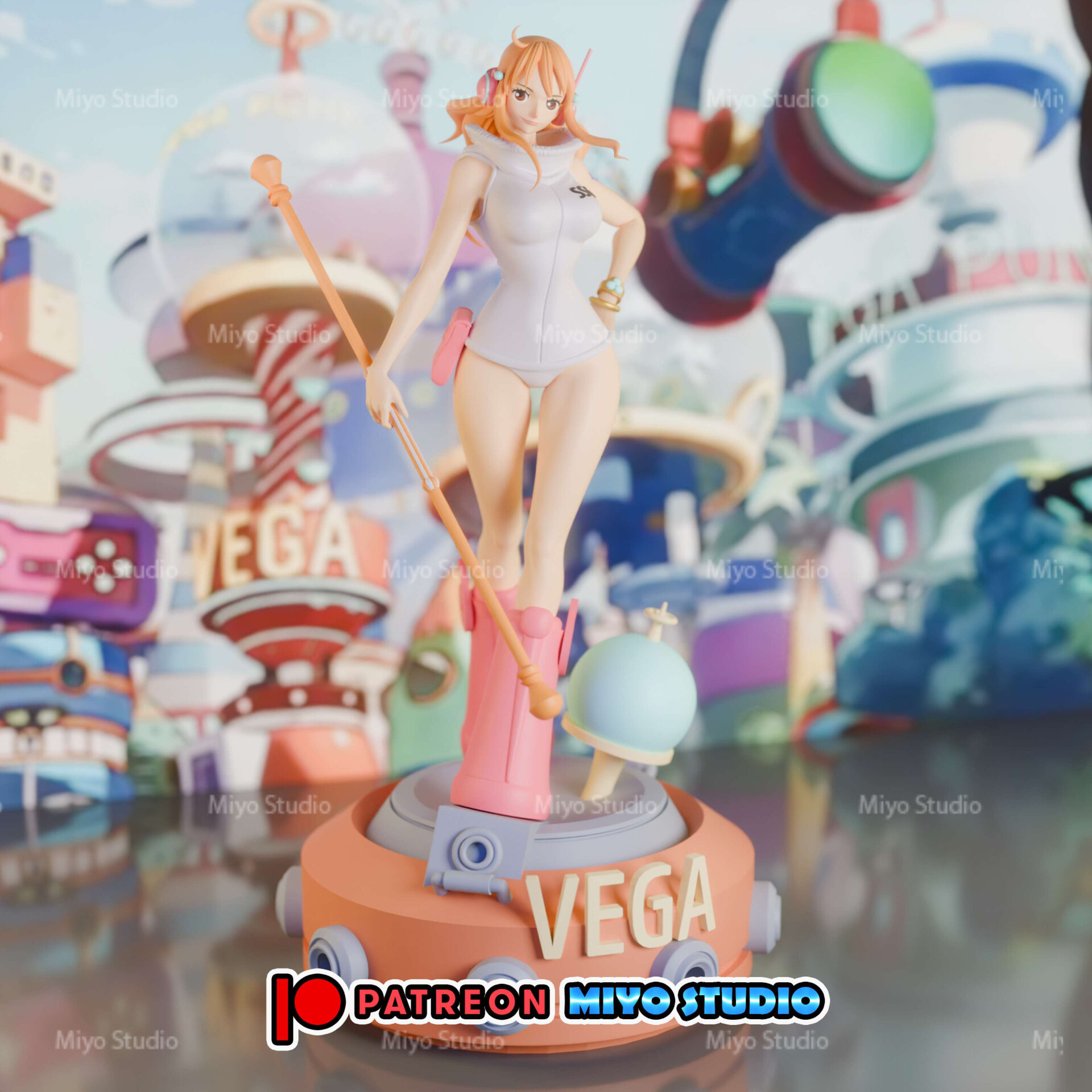 ArtStation - Nami Egghead 3d model Patreon