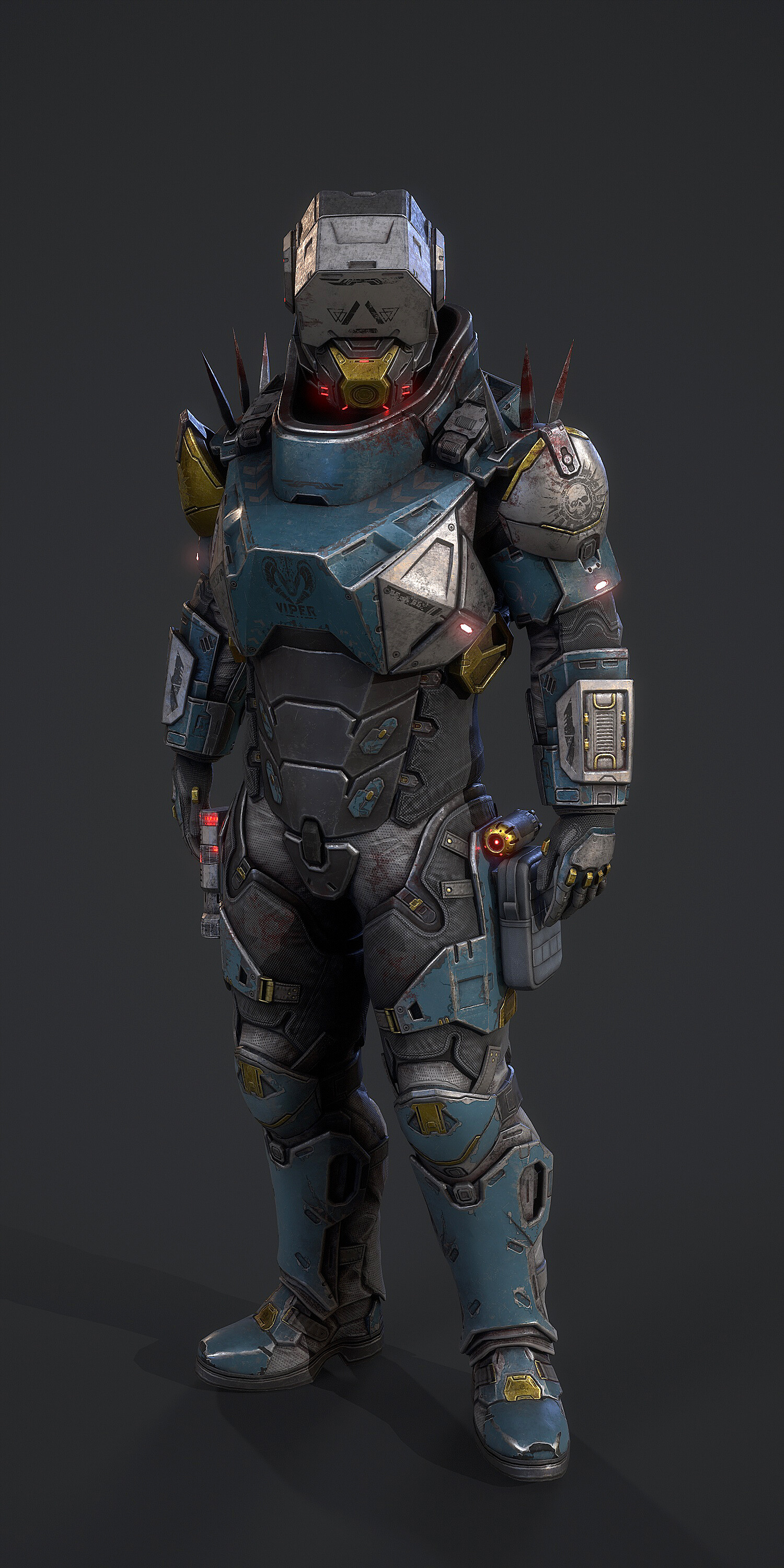 Marcelo M. Prado - 3D Game Artist - Decimated Game - Marauder Faction ...