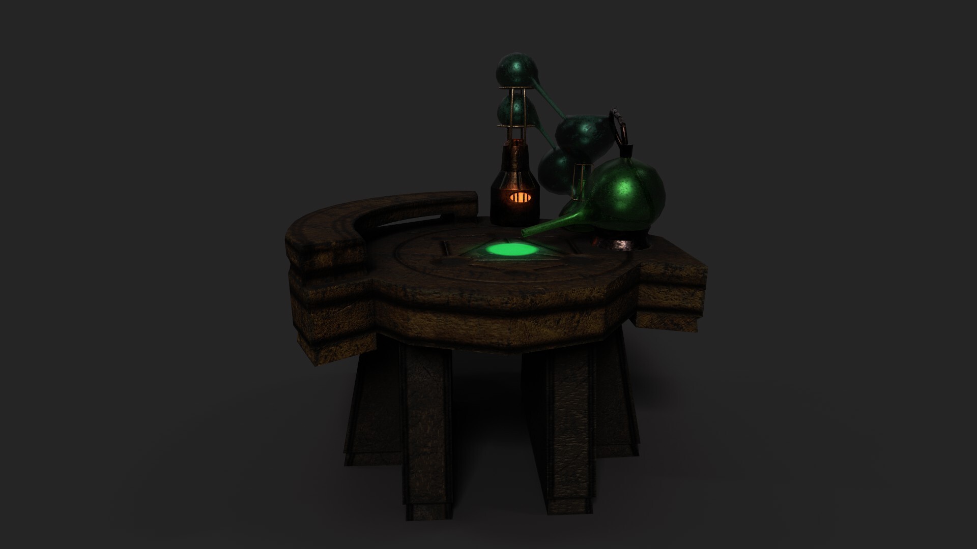 ArtStation - Skyrim Alchemy table