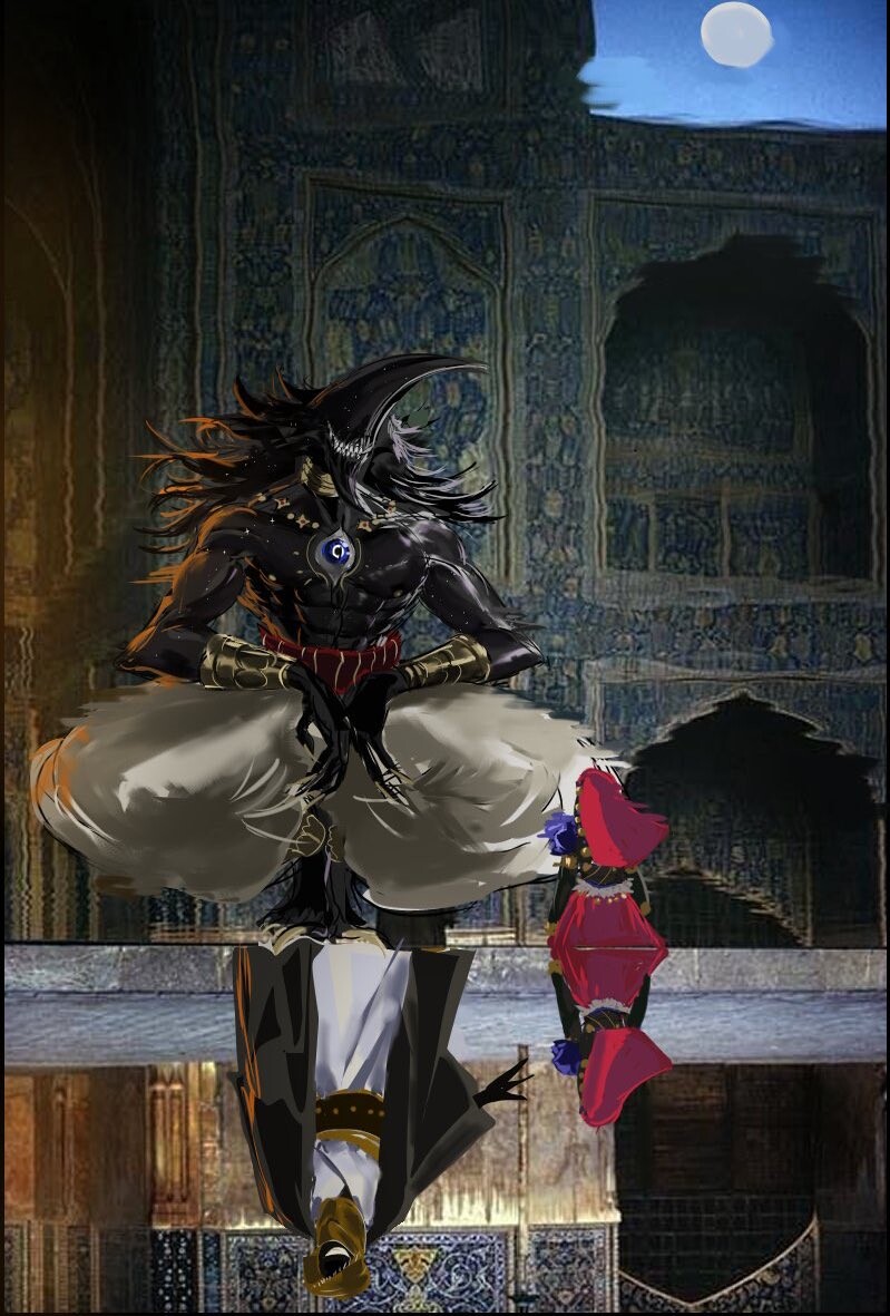 ArtStation - Malik the Moon Jinn "reflection" JINN HUNTER