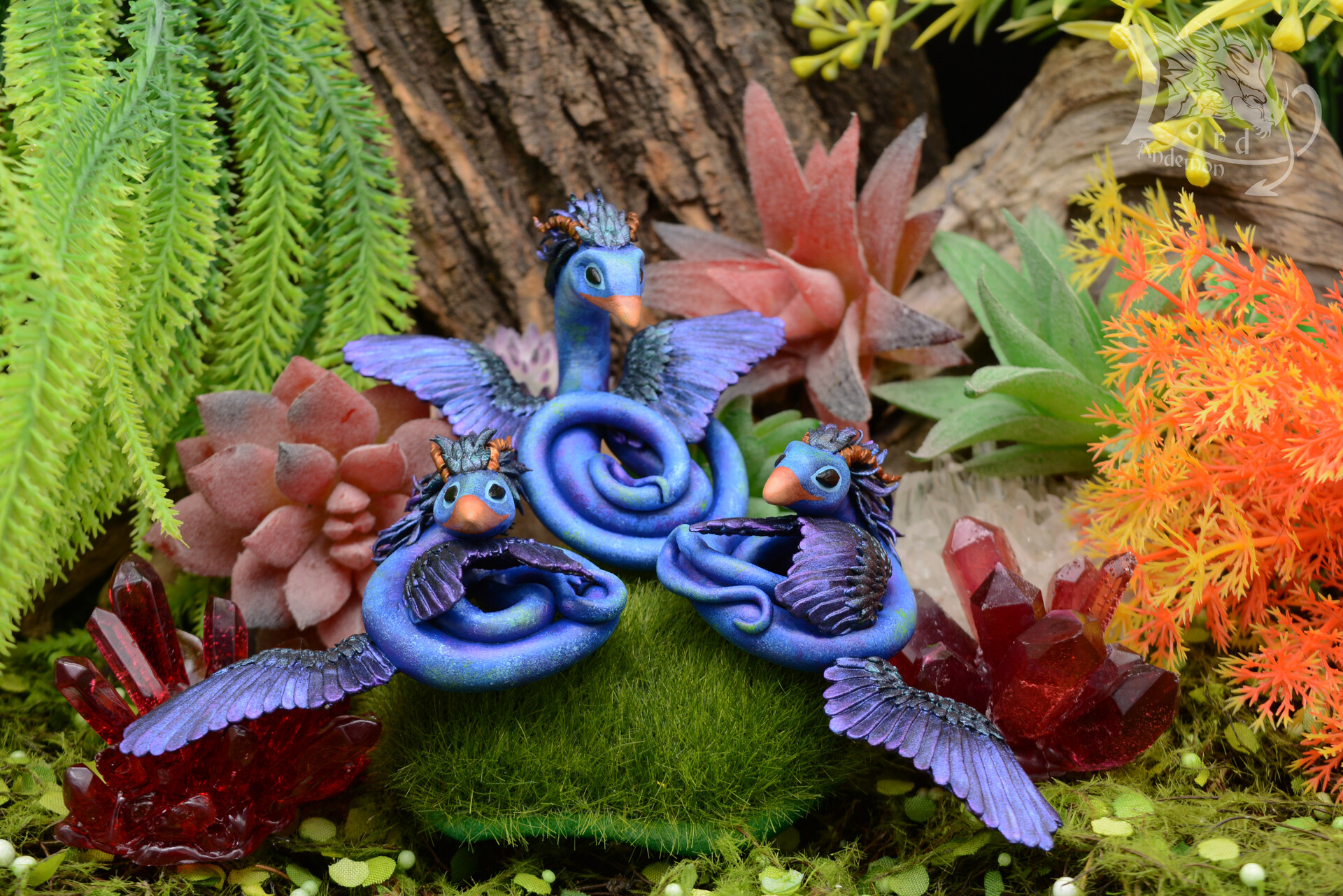 Andemon Lord - 3 Occamy's small. (Chibi stylization)