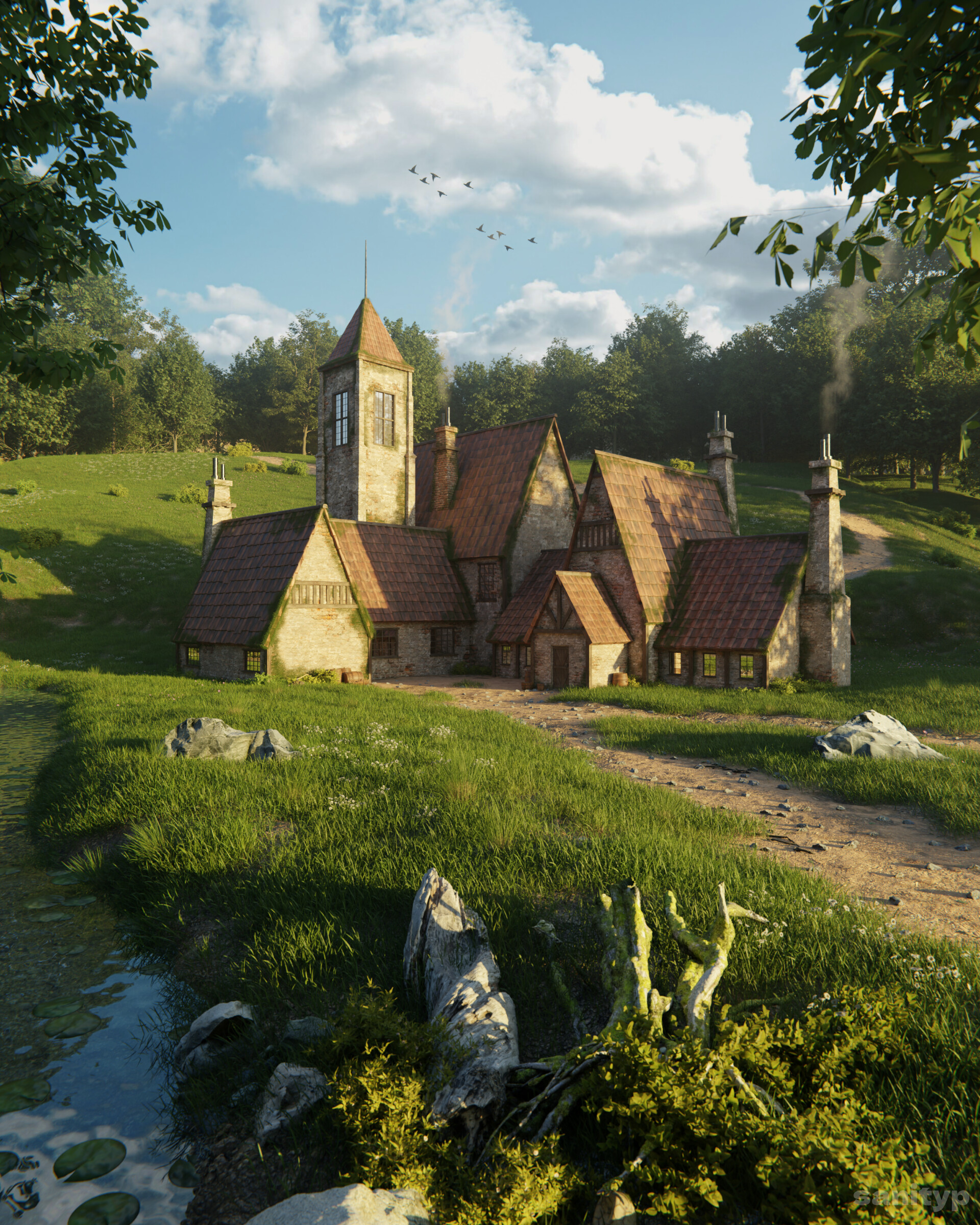 ArtStation - Valley Of The Passing River