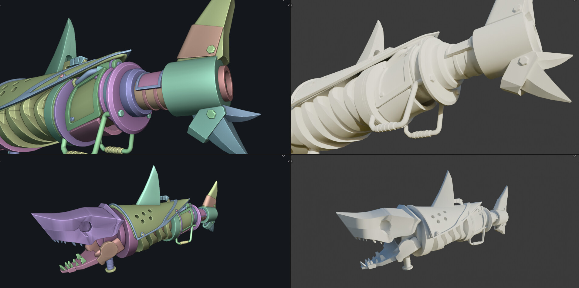 ArtStation - Fishbones WIP