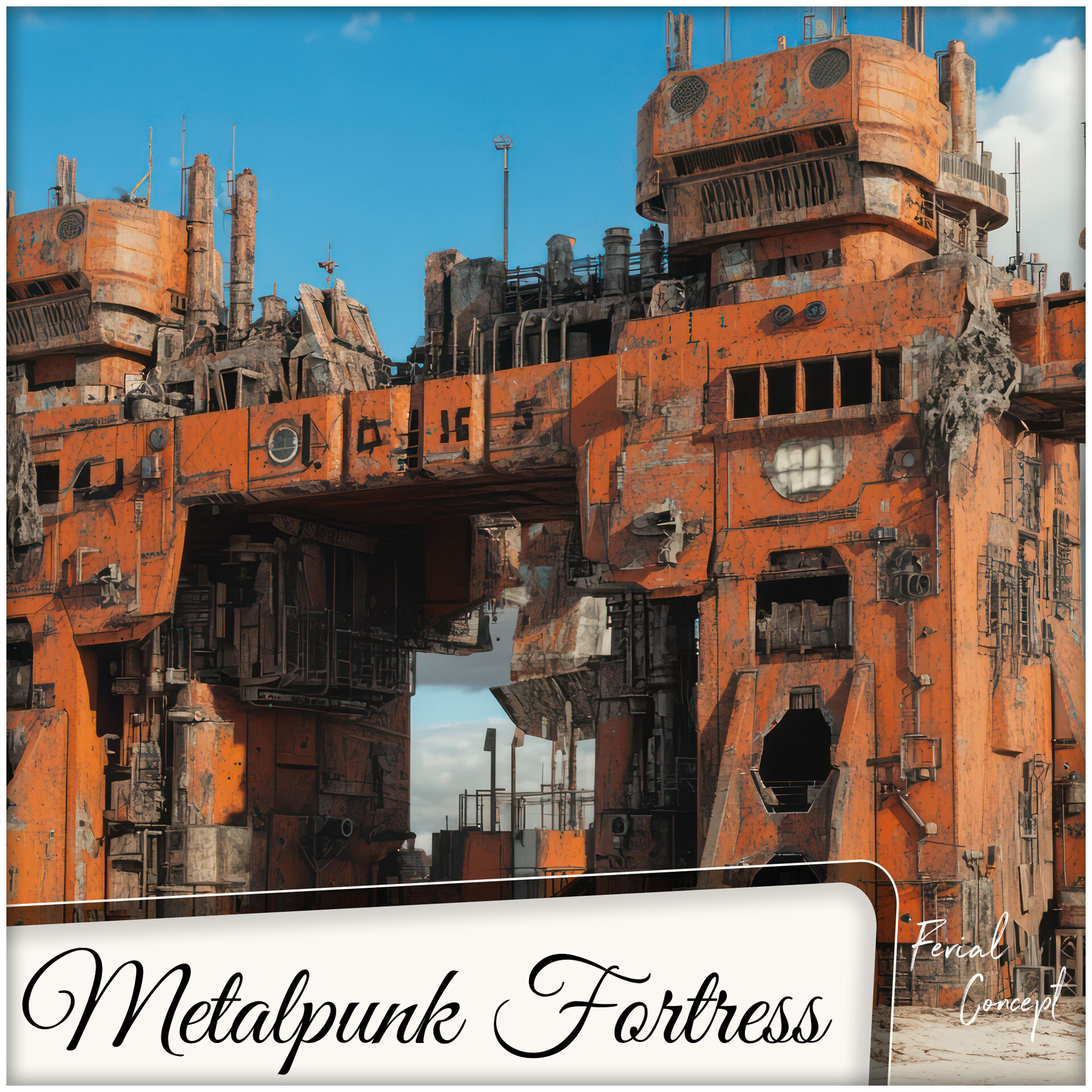 Ferial Concept - 🔹240 Metalpunk Fortress - Environment Concept ...