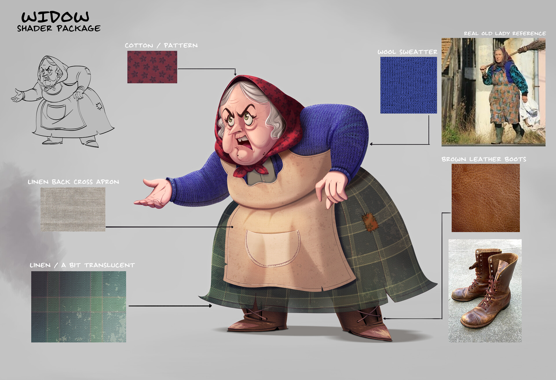 MIGUERU ART - La Vendetta - Character design