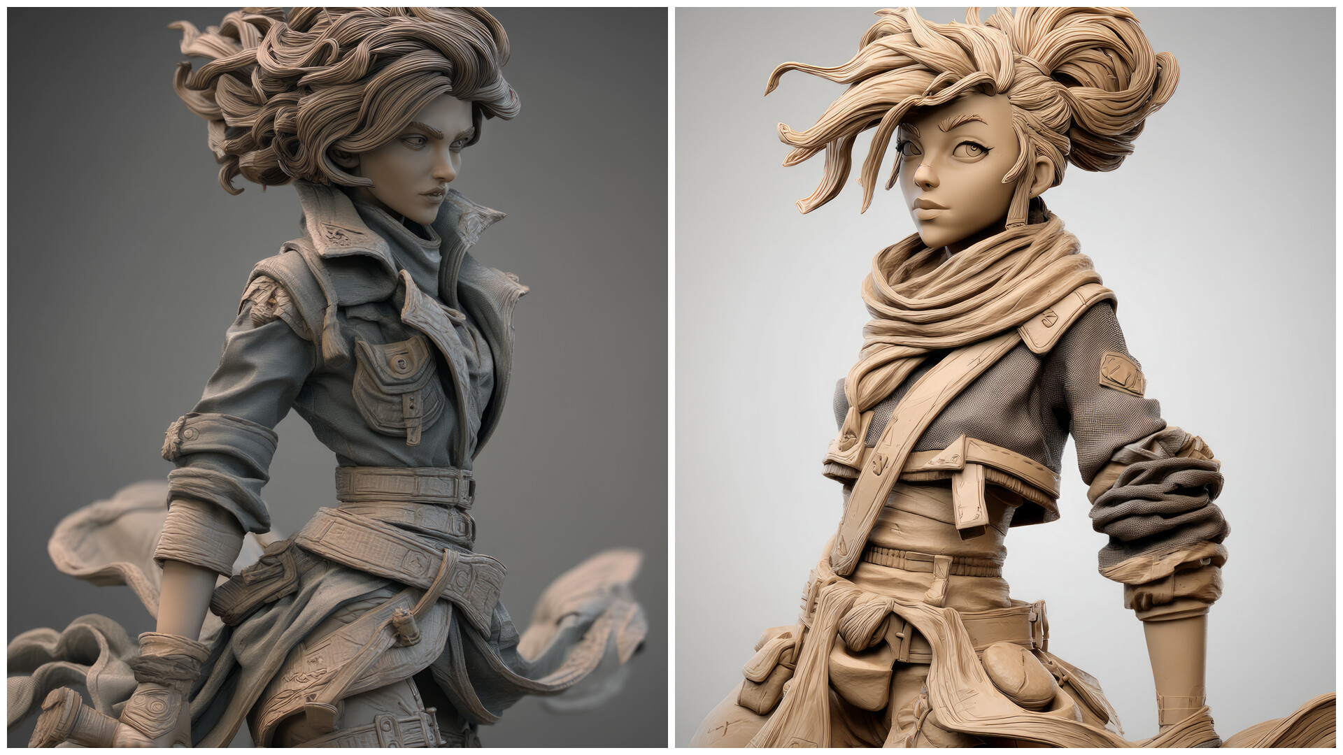 Isabelle ¥¥ - 500 ARCANE-INSPIRED HERO – HIGHLY DETAILED 3D SCULPT