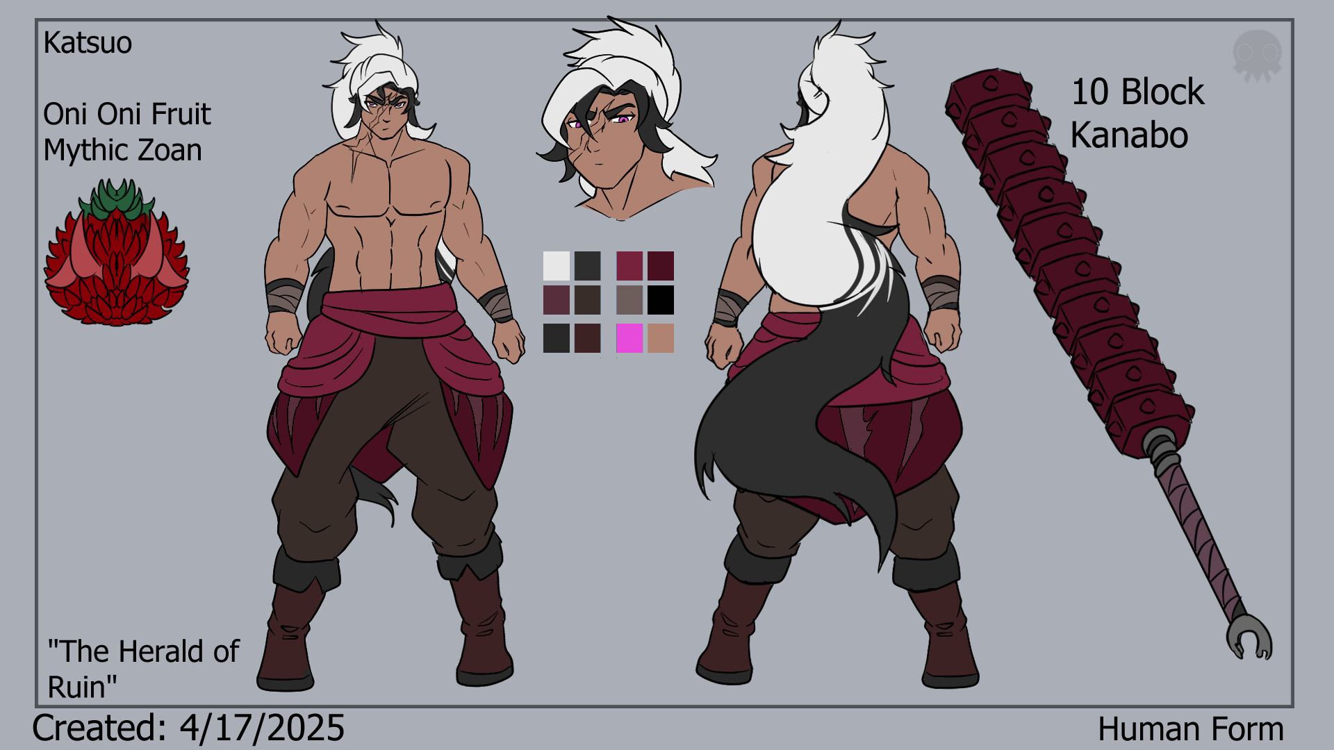 ArtStation - Oni Characer (One Piece Fancharacter)