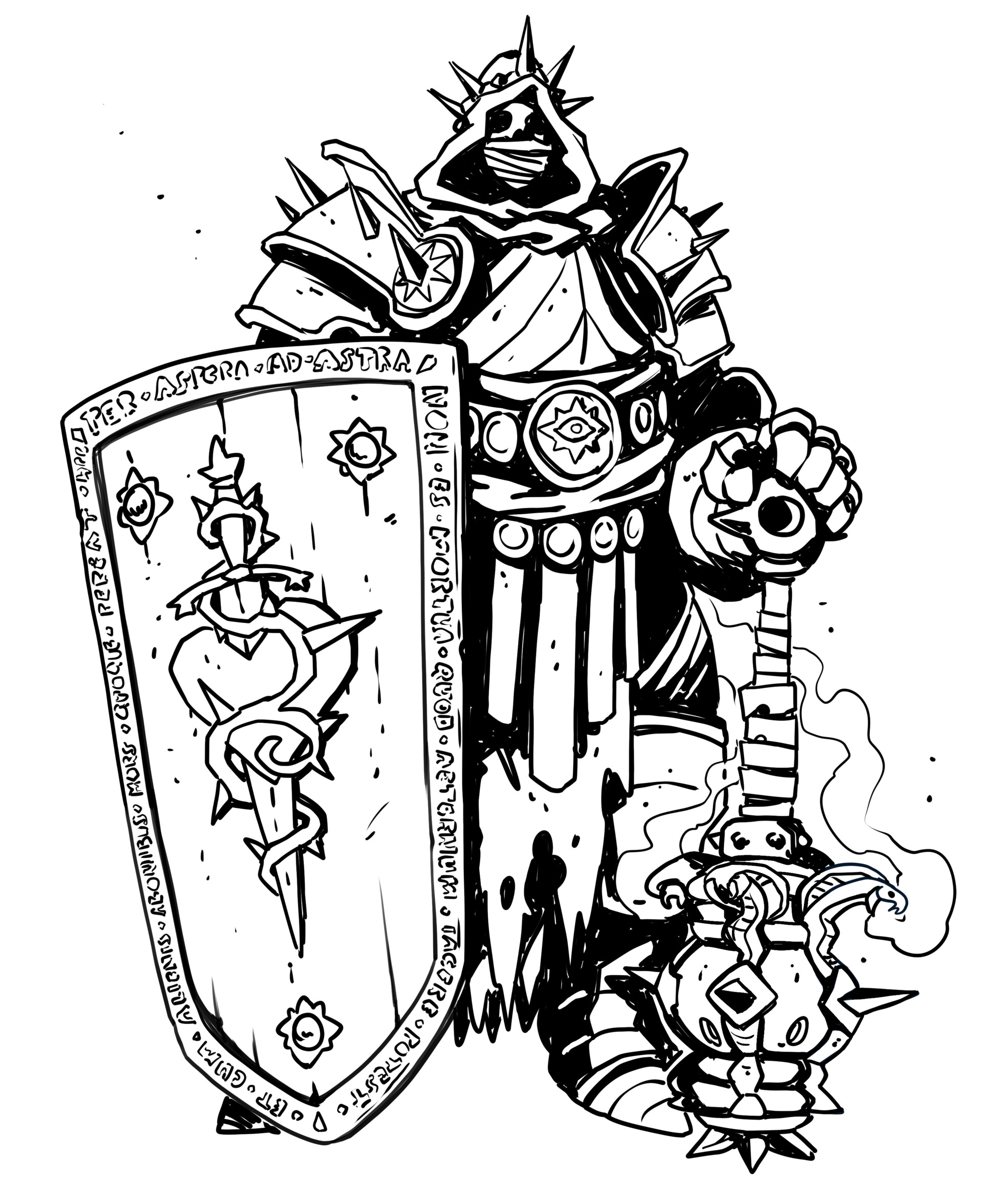 Bone Dust - Sand King paladin