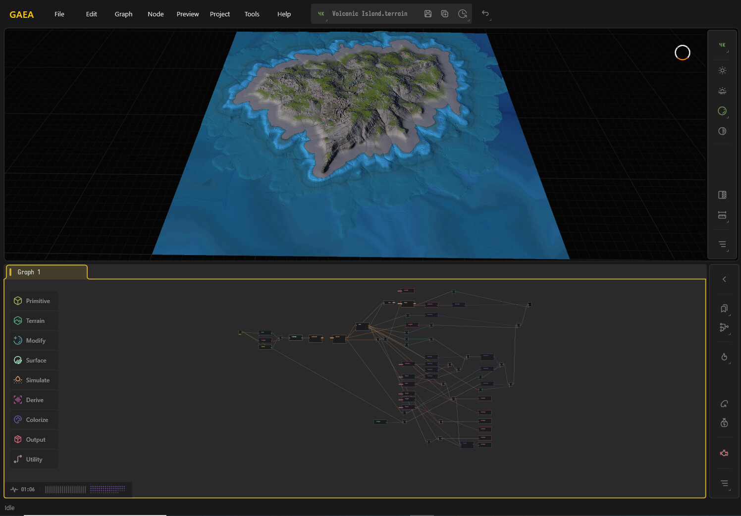 ArtStation - Volcanic Island