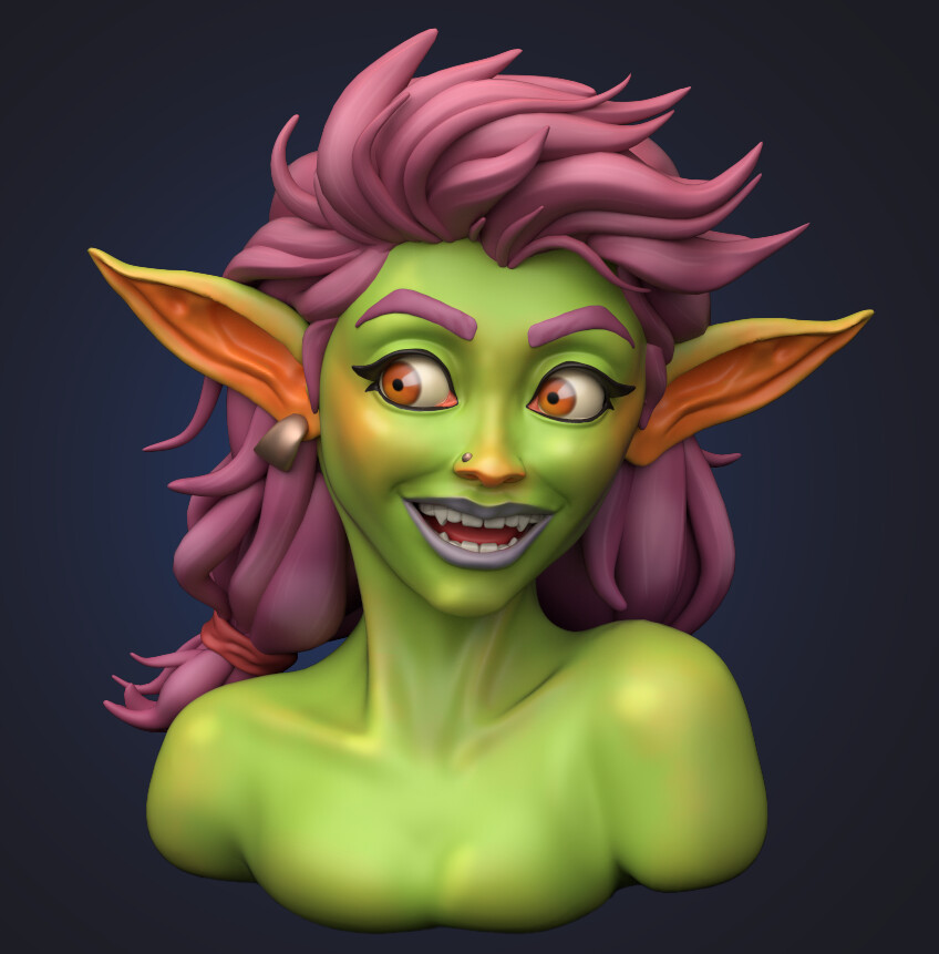 ArtStation - Goblin Head