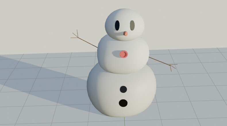ArtStation - A Snowman