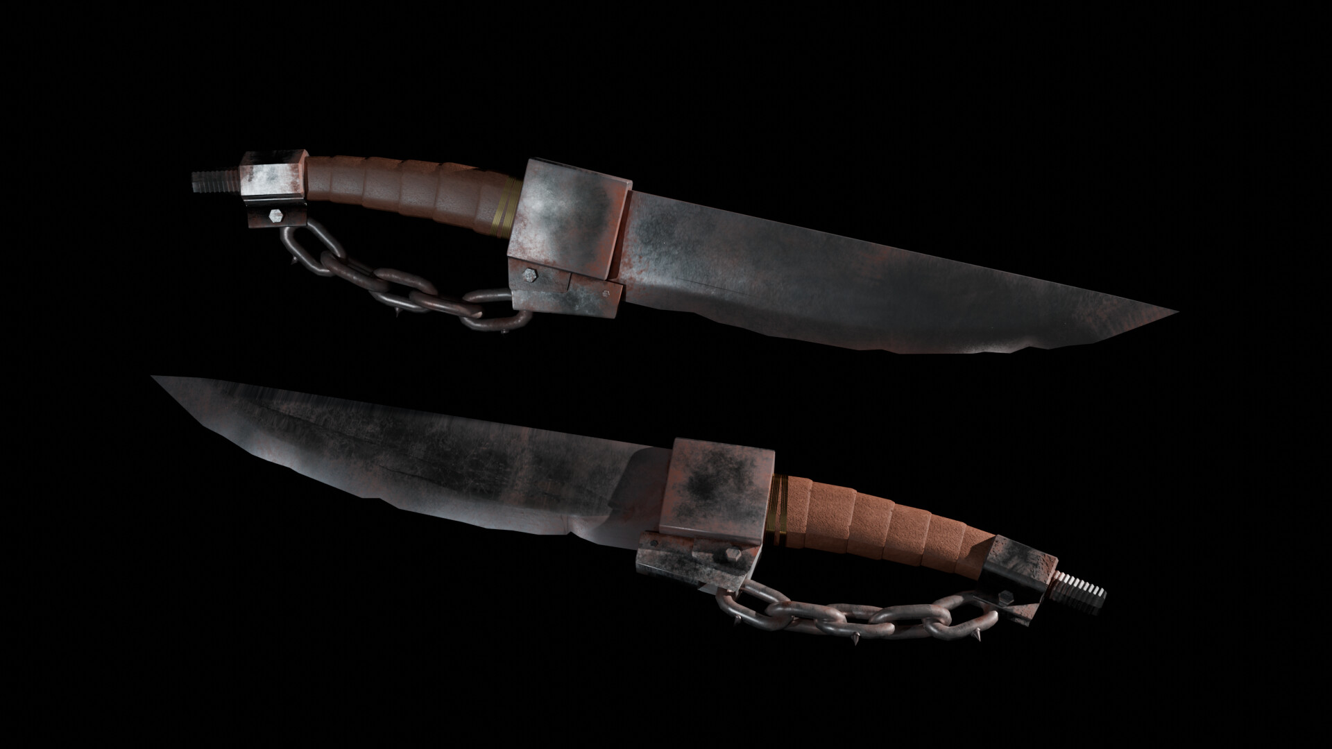 ArtStation - 3D double knives