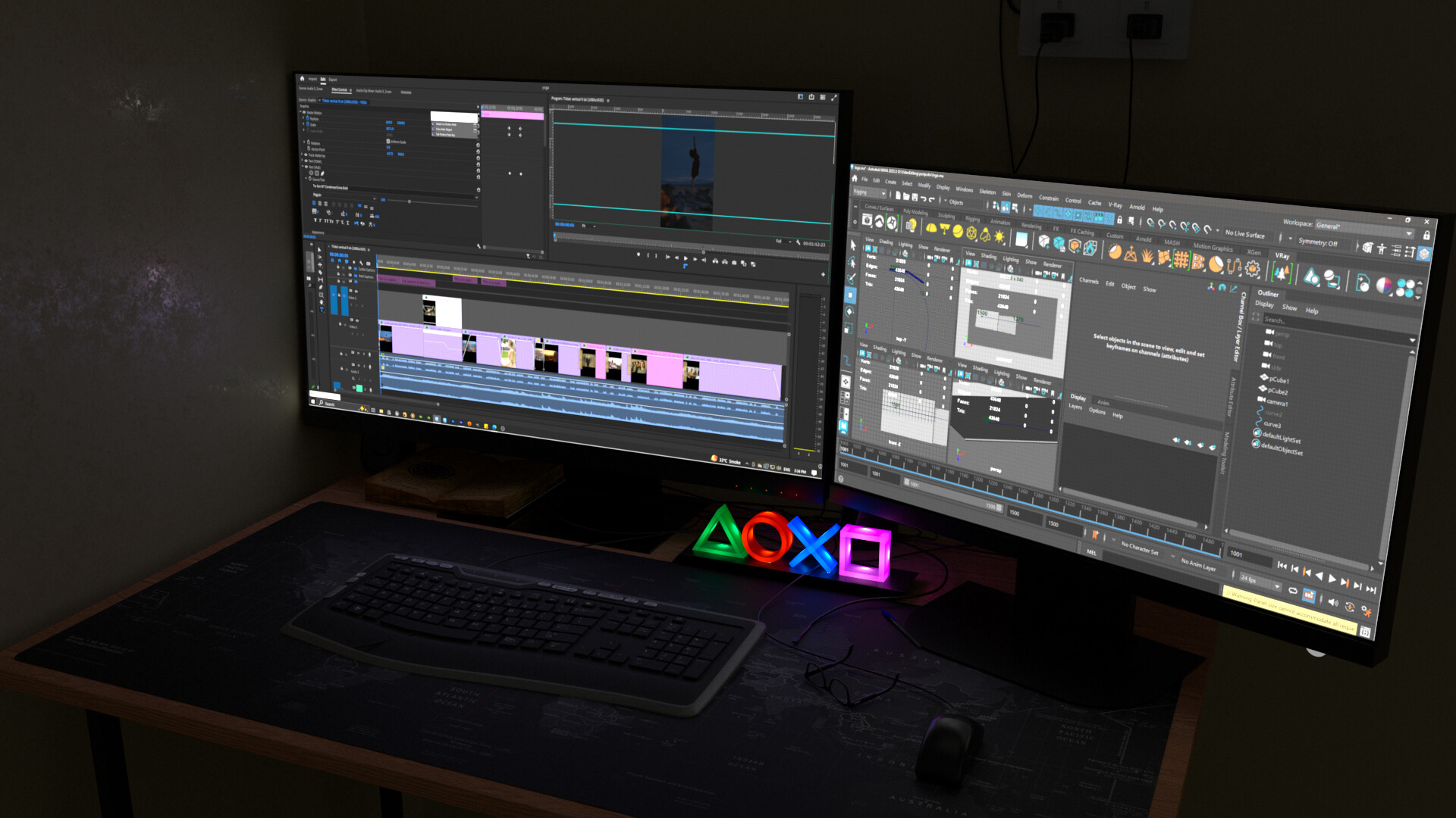 ArtStation - Desktop | Modeling, Texturing, Lookdev, Lighting