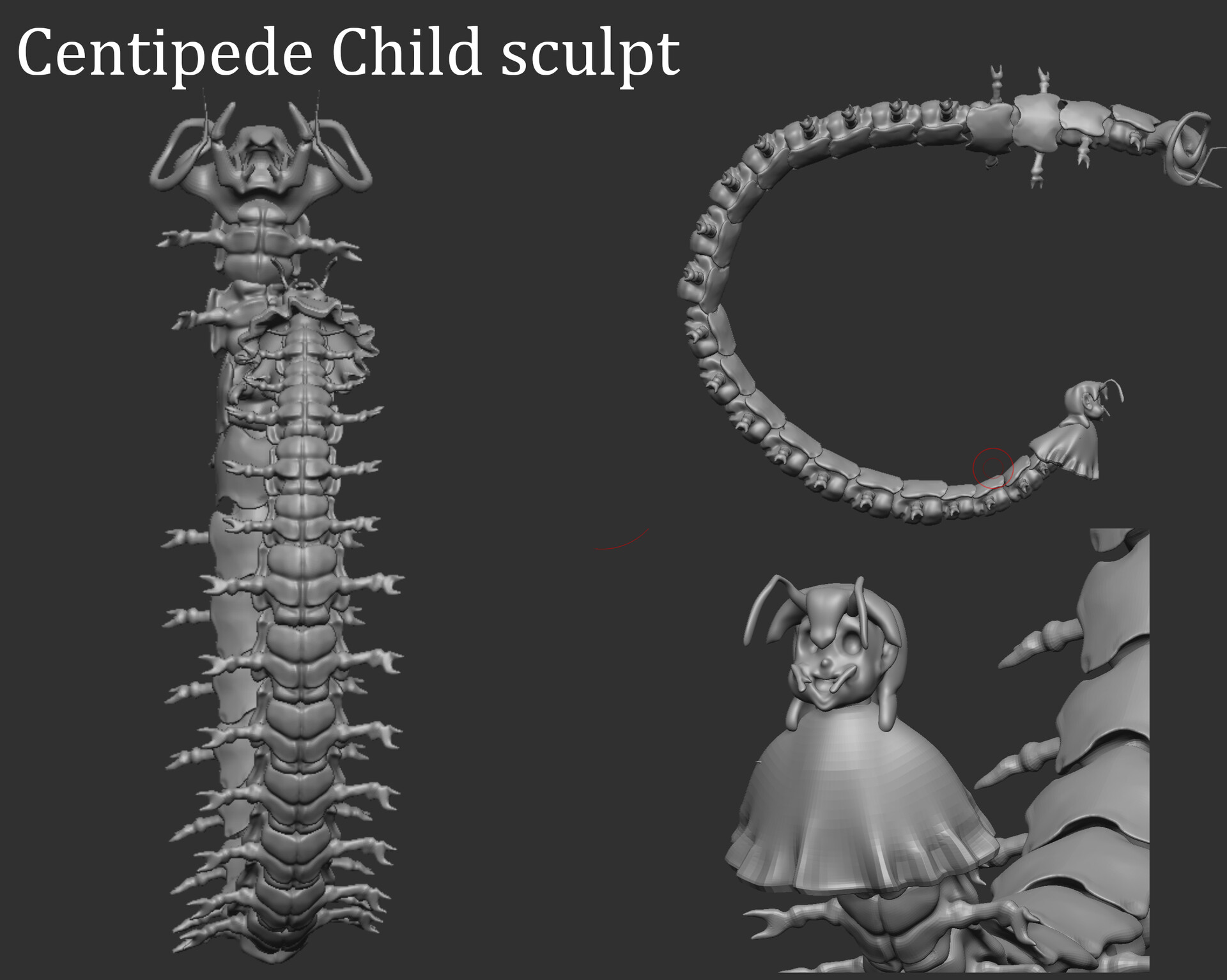 ArtStation - Centipede Child