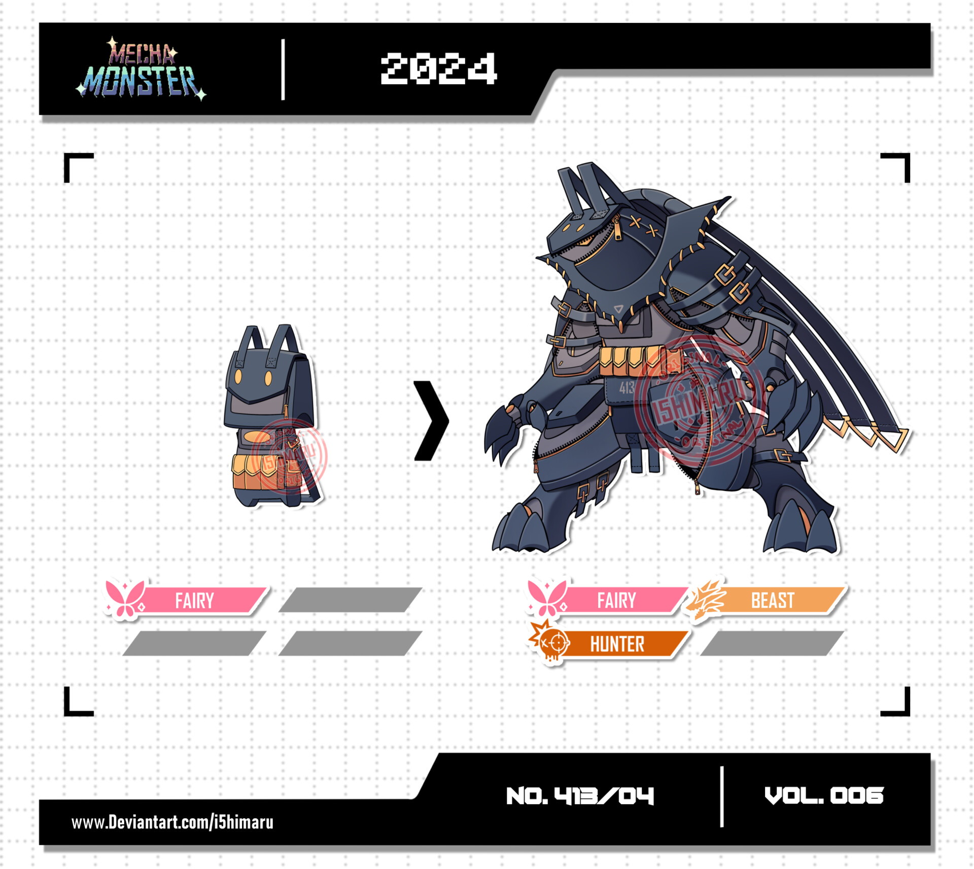 ArtStation - Mechamon NO.413/04 | VOL.006