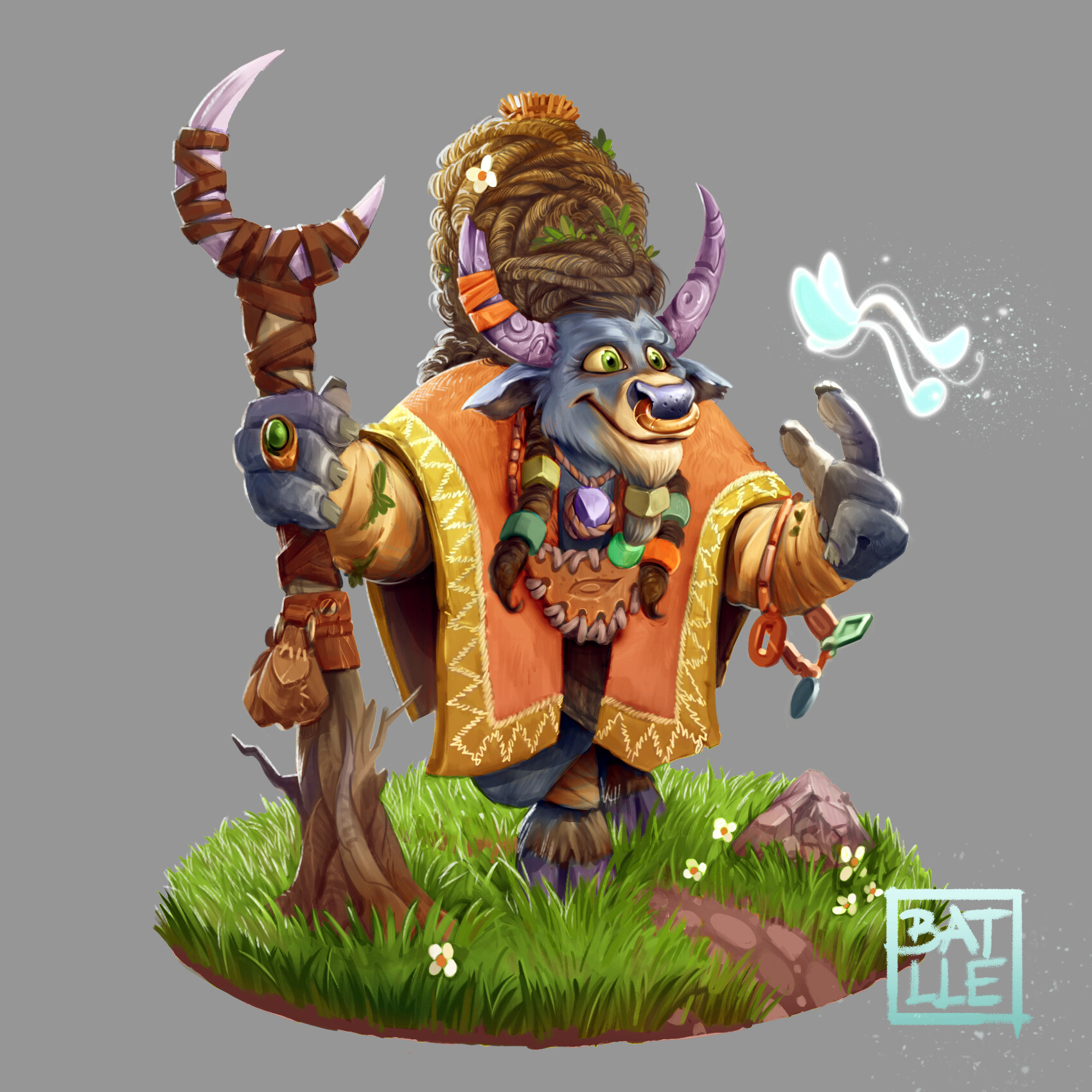 ArtStation - minotaur shaman