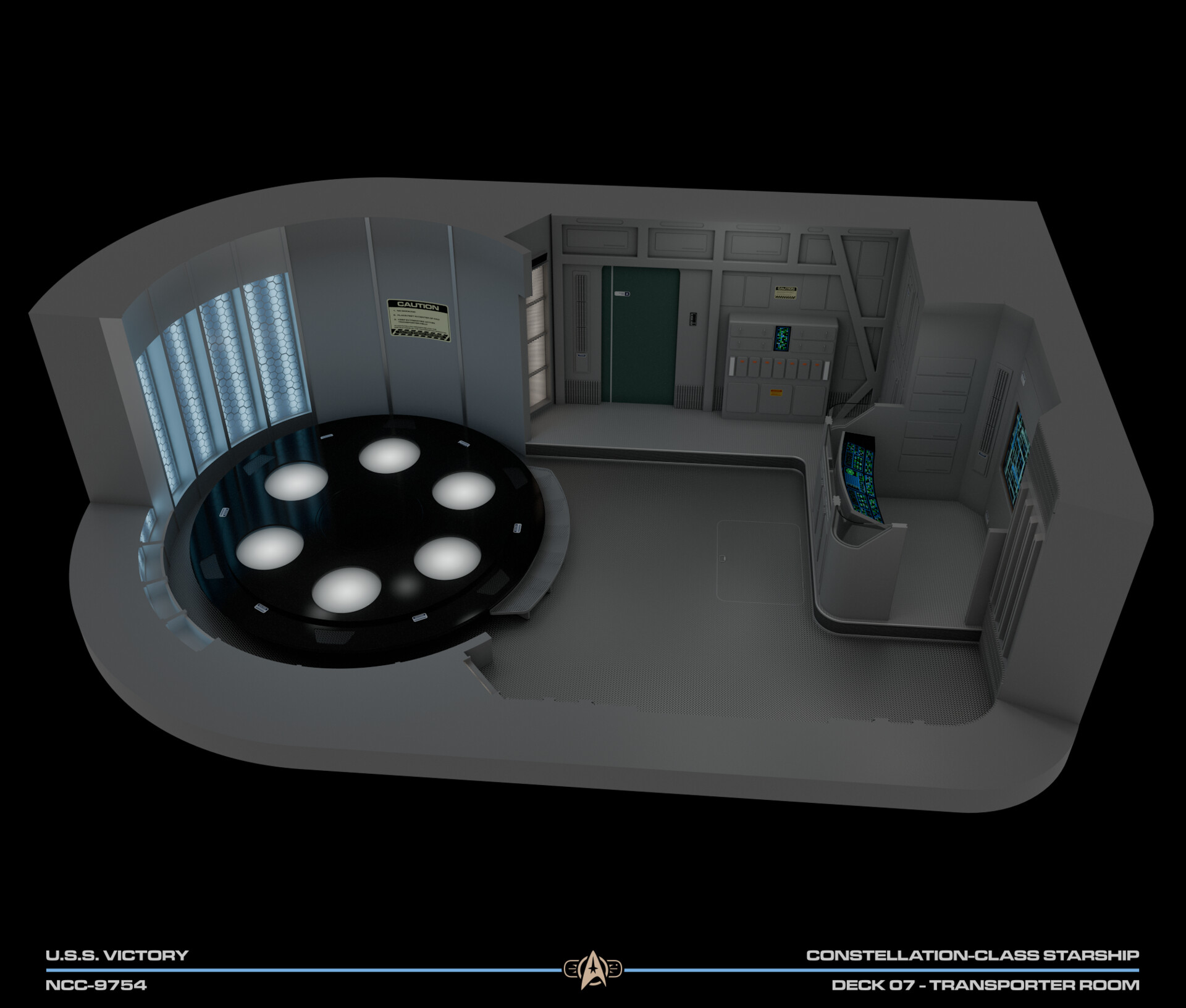 Tadeo D'Oria - USS Victory - Deck 07: Transporter Room