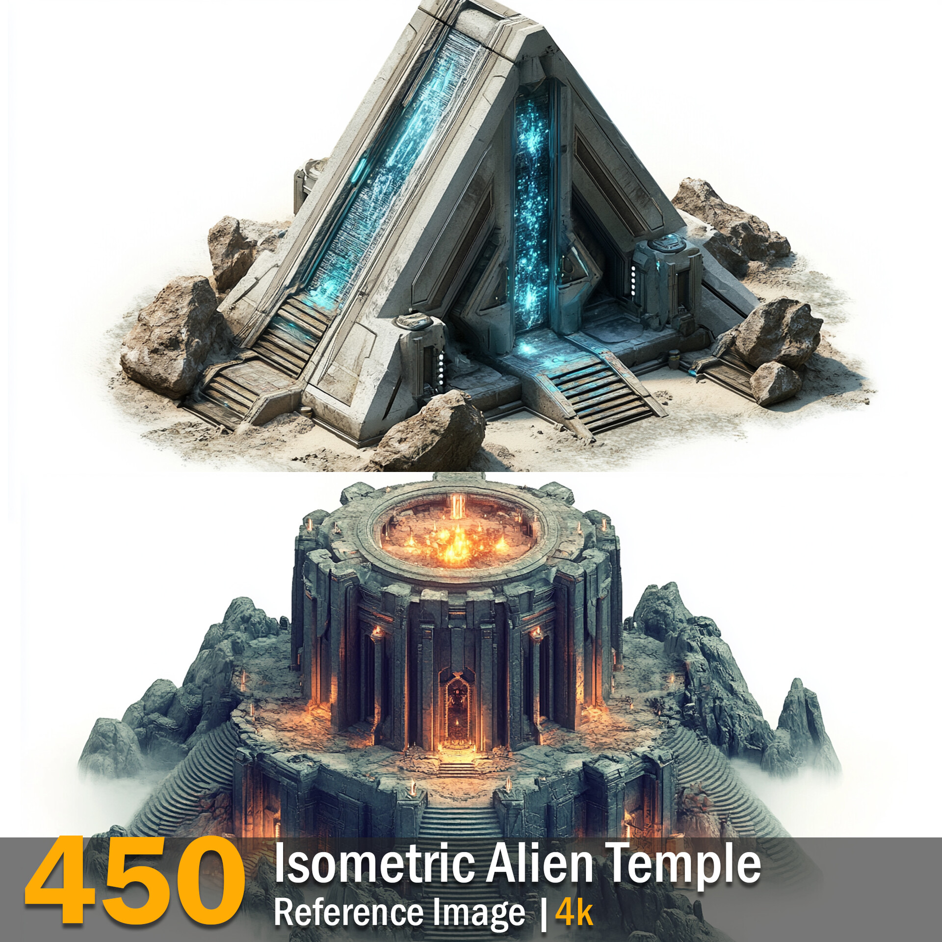 ArtStation - Isometric Alien Temple | Reference Images | 8K