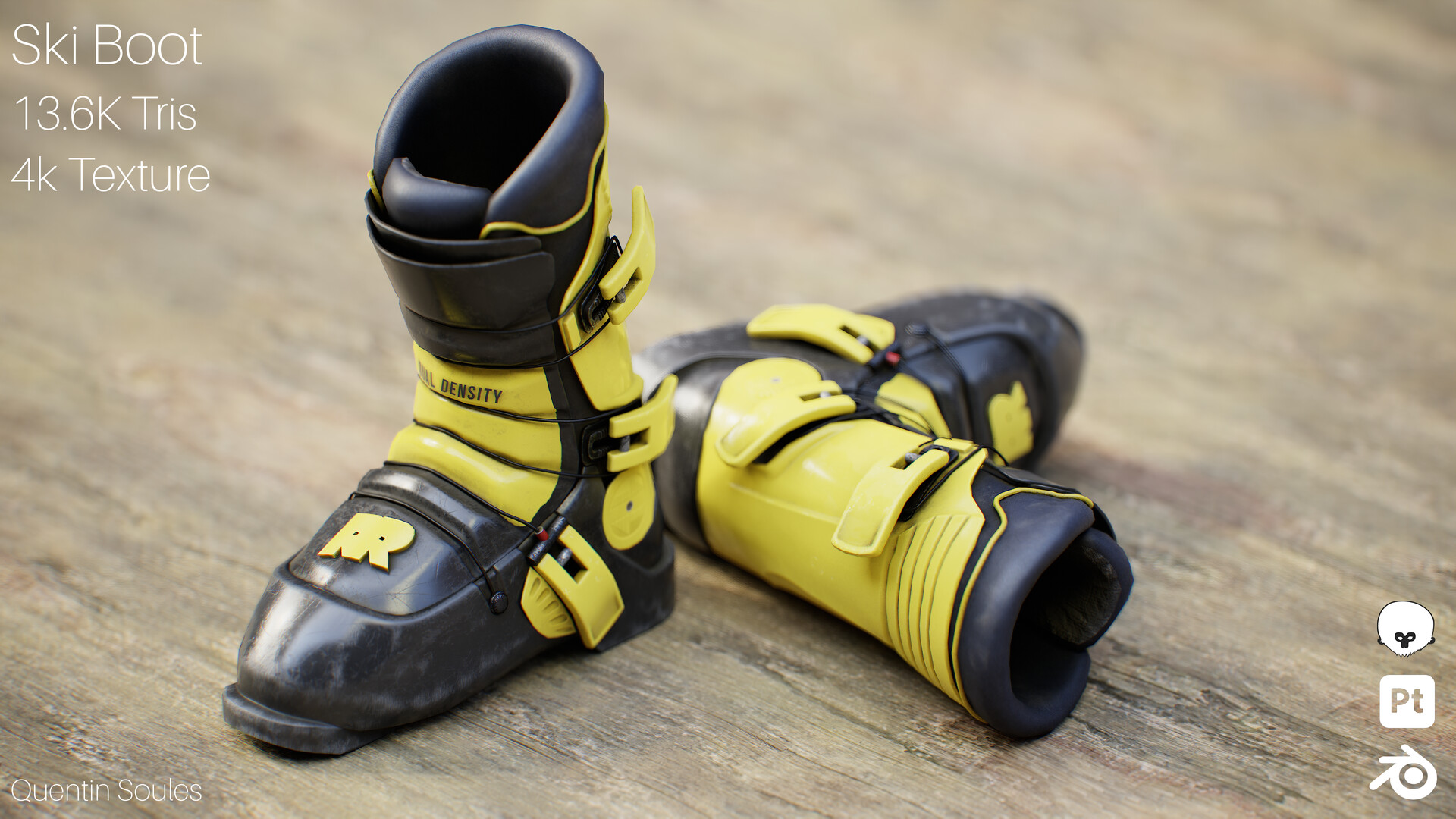 ArtStation - Ski Boot